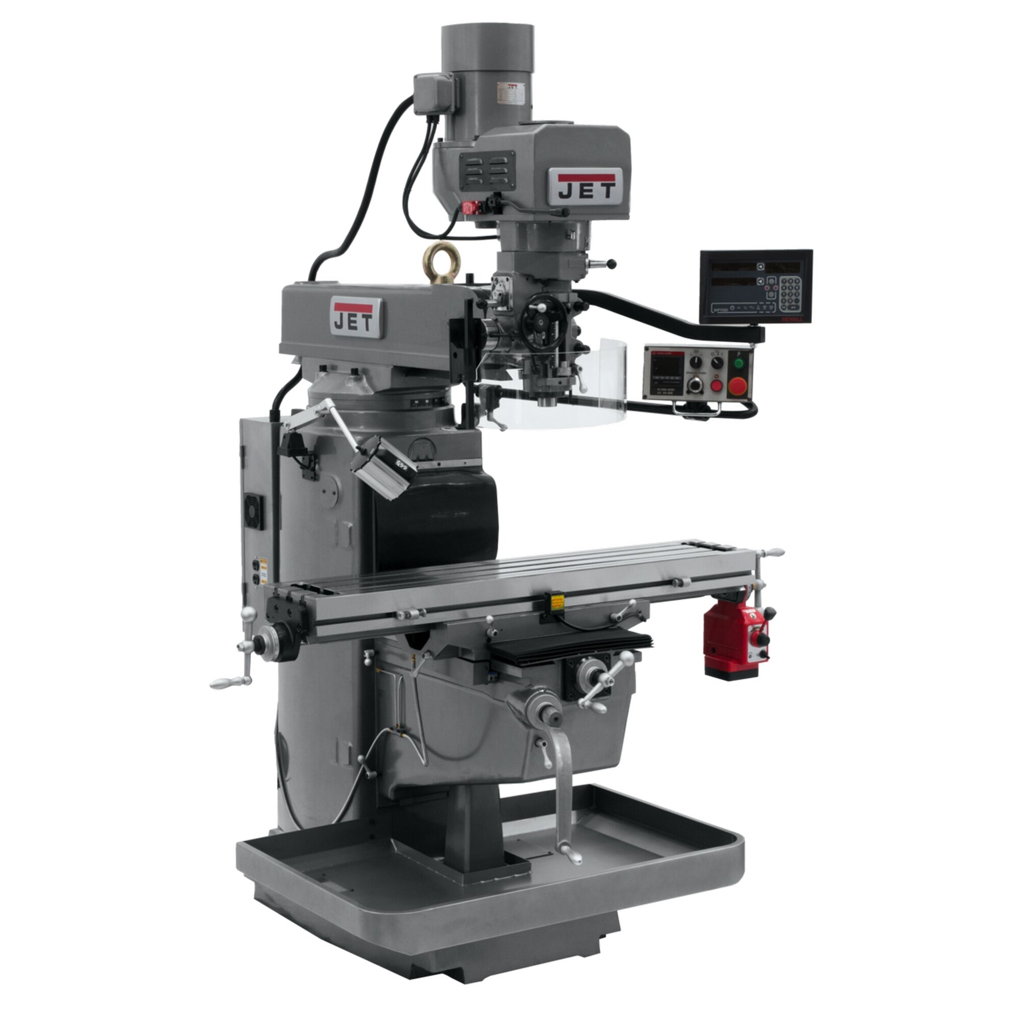 JET, Milling Machine, Horsepower 3 HP, Volts 230 Model# JTM-1050EVS2 ...