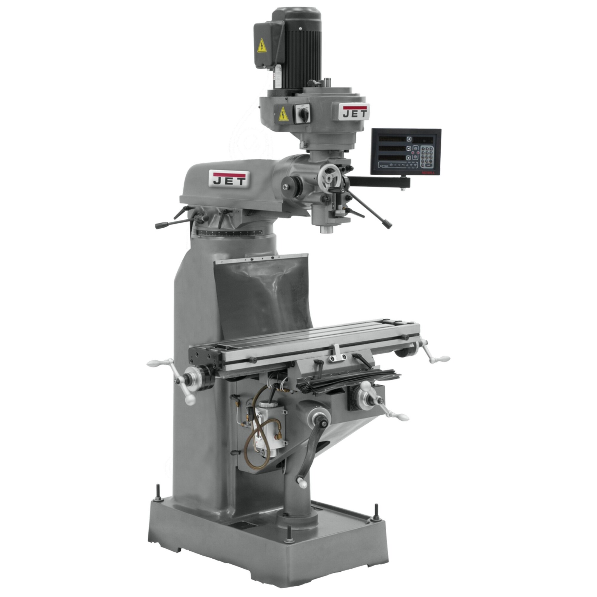JET, Milling Machine, Horsepower 1.5 HP, Volts 230 Model# JVM-836-3 ...