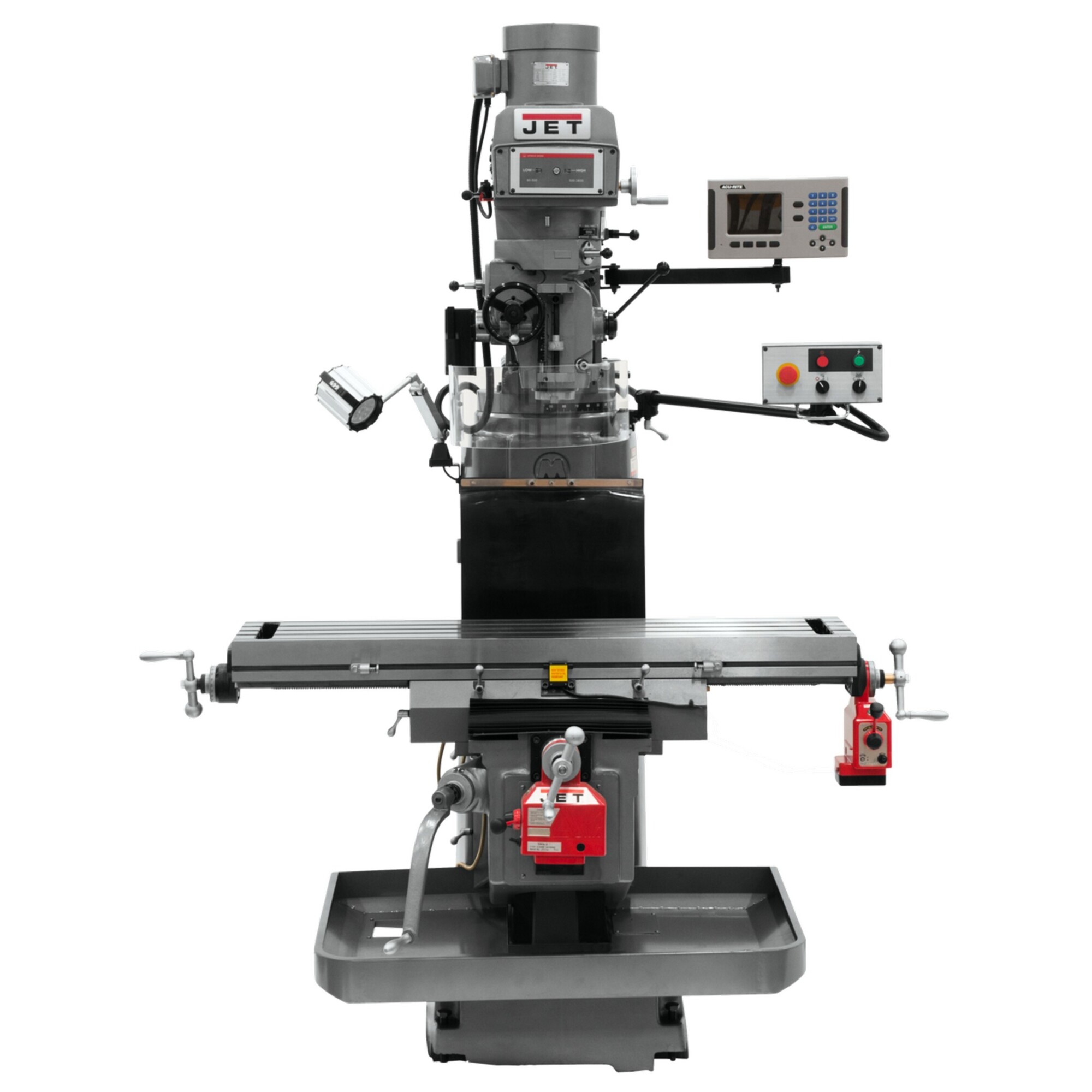 JET, Milling Machine, Horsepower 5 HP, Volts Multi, Model# JTM-1254VS ...