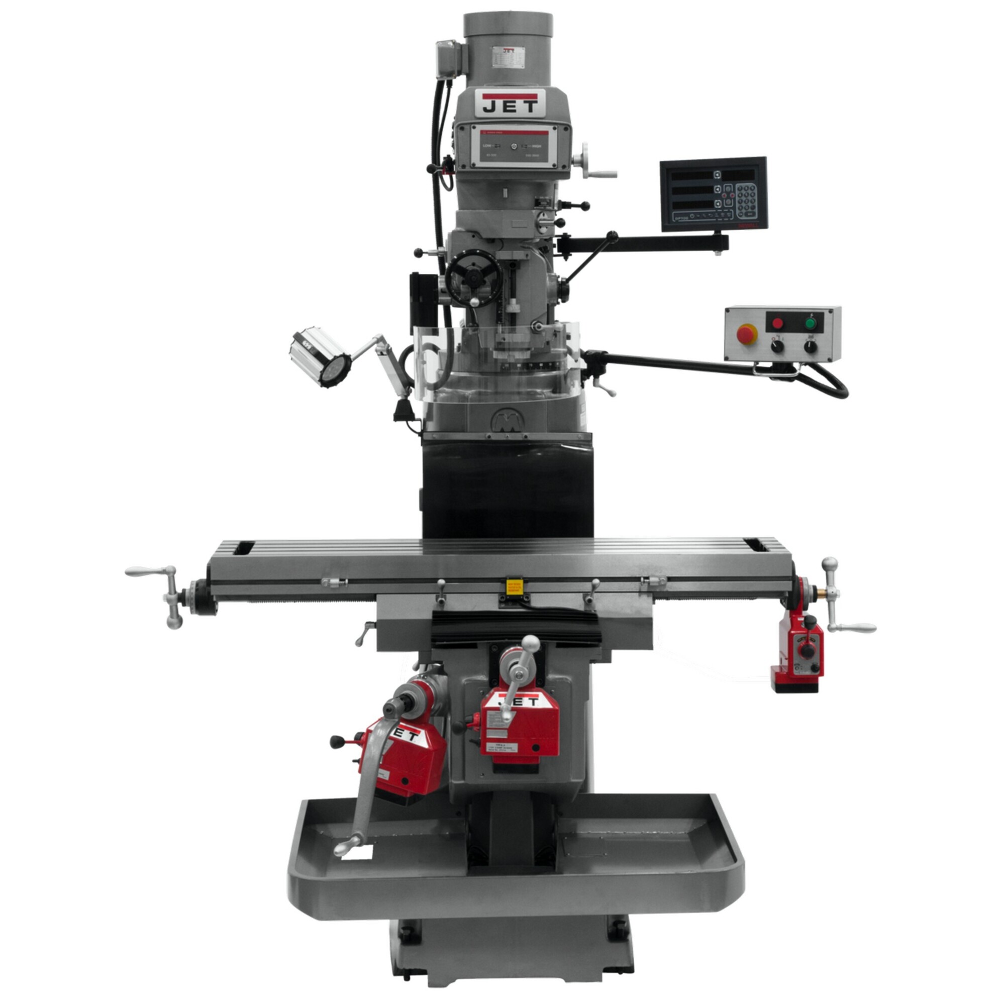 JET, Milling Machine, Horsepower 5 HP, Volts Multi, Model# JTM-1254VS ...