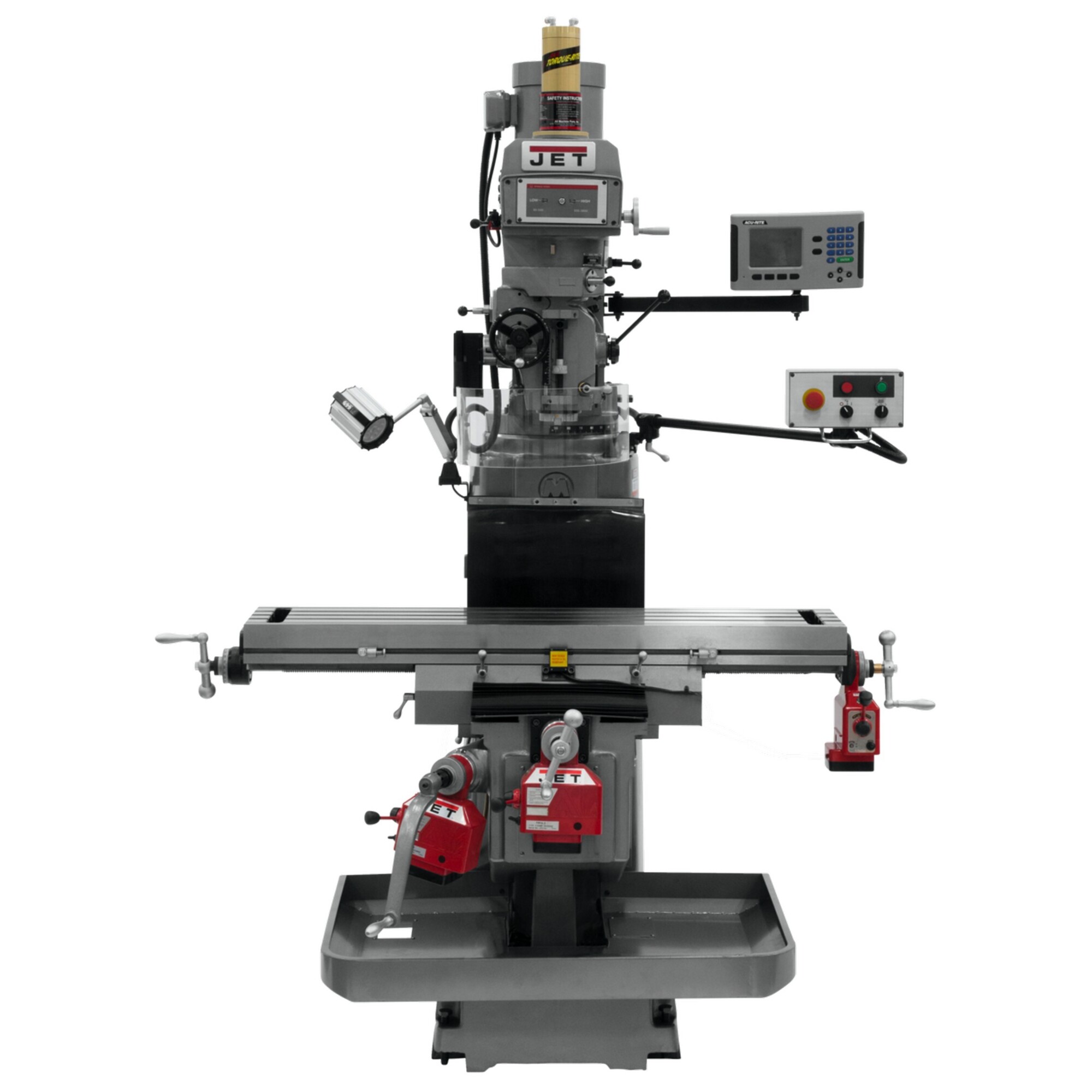 JET, Milling Machine, Horsepower 5 HP, Volts Multi, Model# JTM-1254VS ...