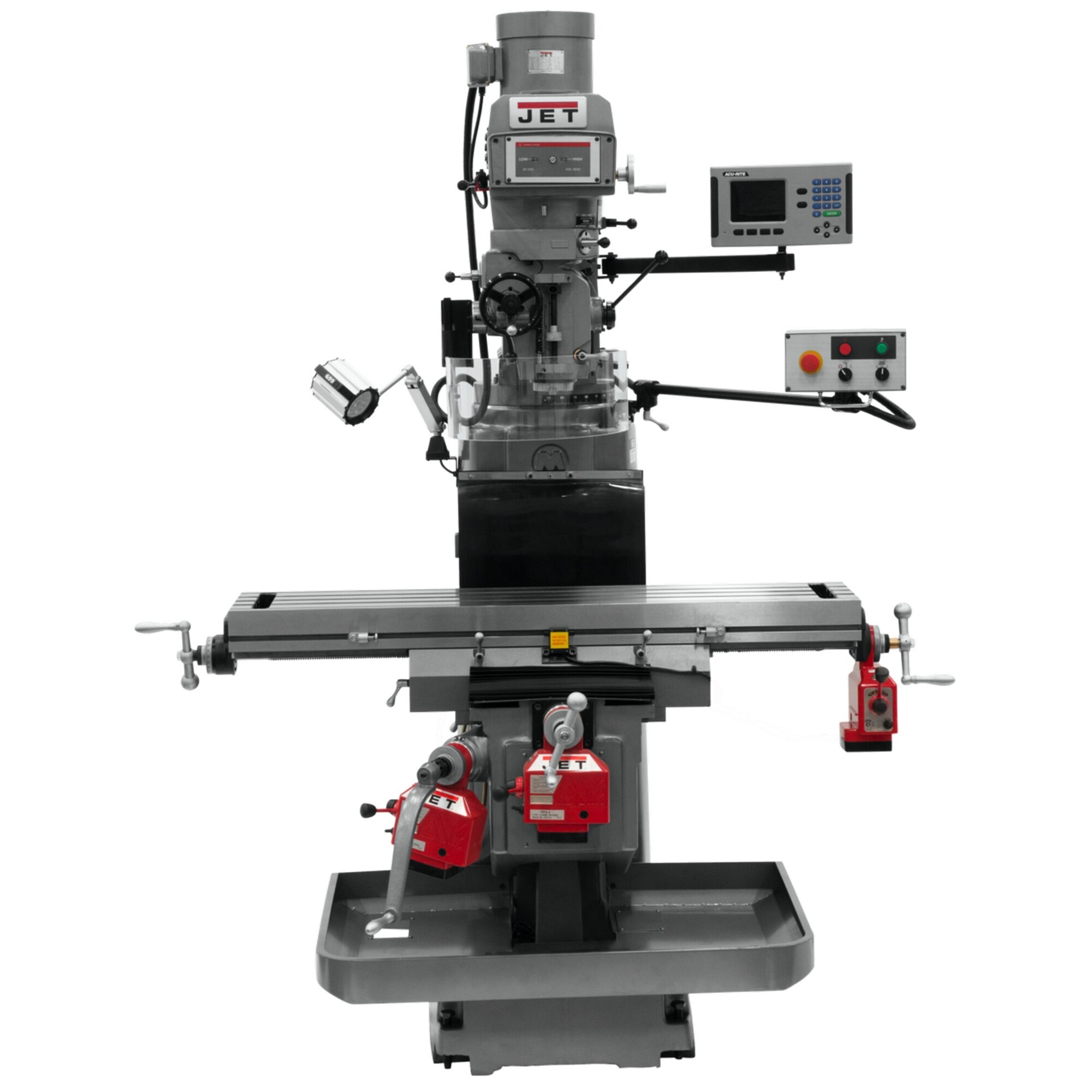 JET, Milling Machine, Horsepower 5 HP, Volts Multi, Model# JTM-1254VS ...