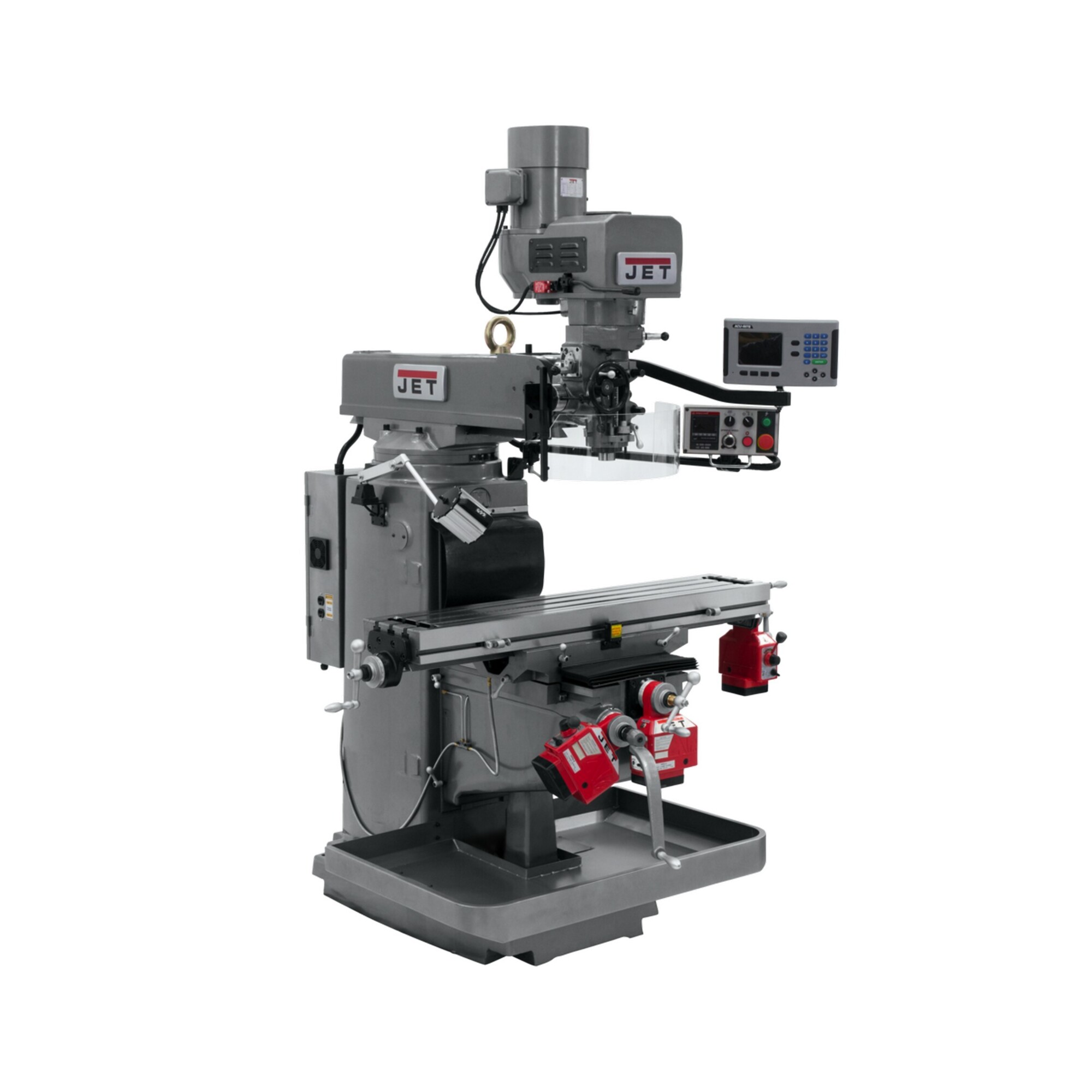 JET, Milling Machine, Horsepower 3 HP, Volts 230 Model# JTM-1050EVS2 ...