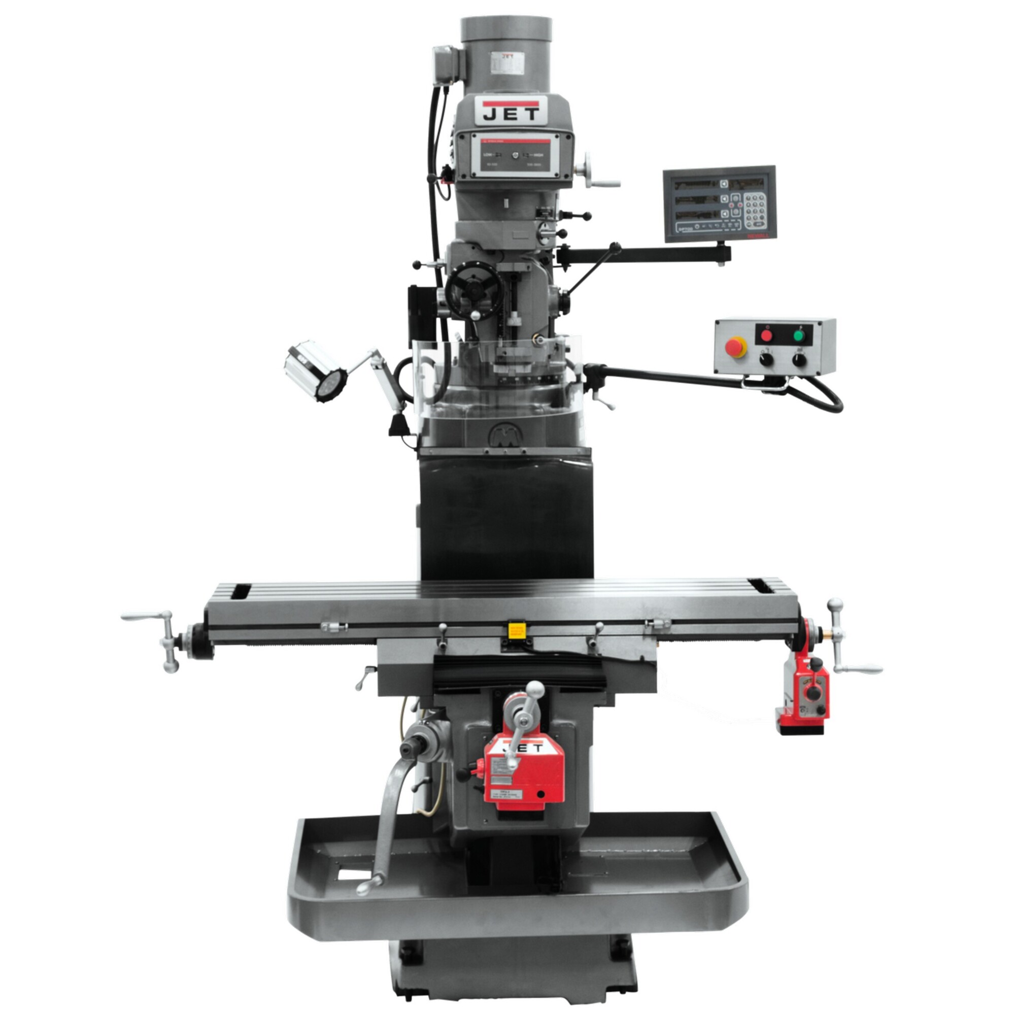 JET, Milling Machine, Horsepower 5 HP, Volts Multi, Model# JTM-1254VS ...