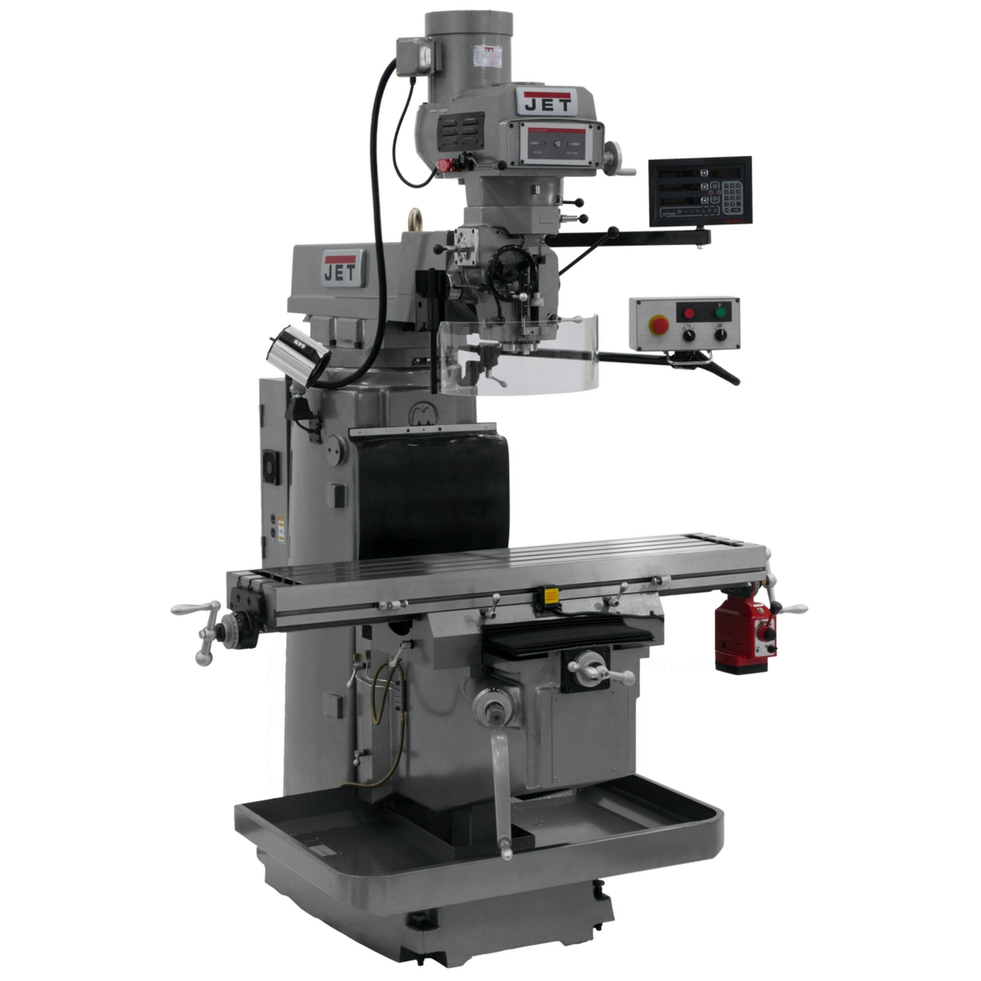 JET, Milling Machine, Horsepower 5 HP, Volts Multi, Model# JTM-1254VS ...