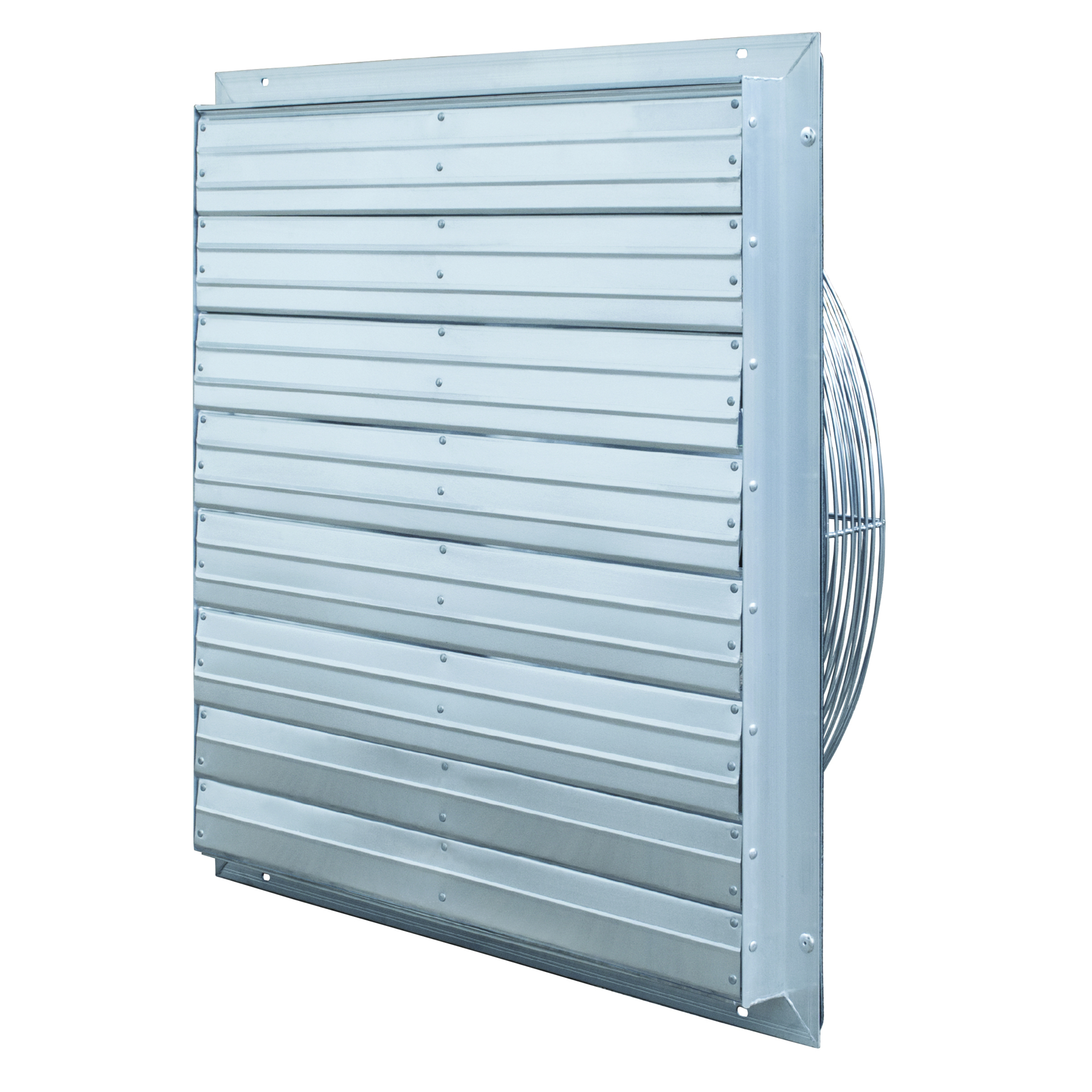 J&D Mfg., ES Shutter Fan, 30in., 115/230V, 1/2HP, Drive Type Direct ...