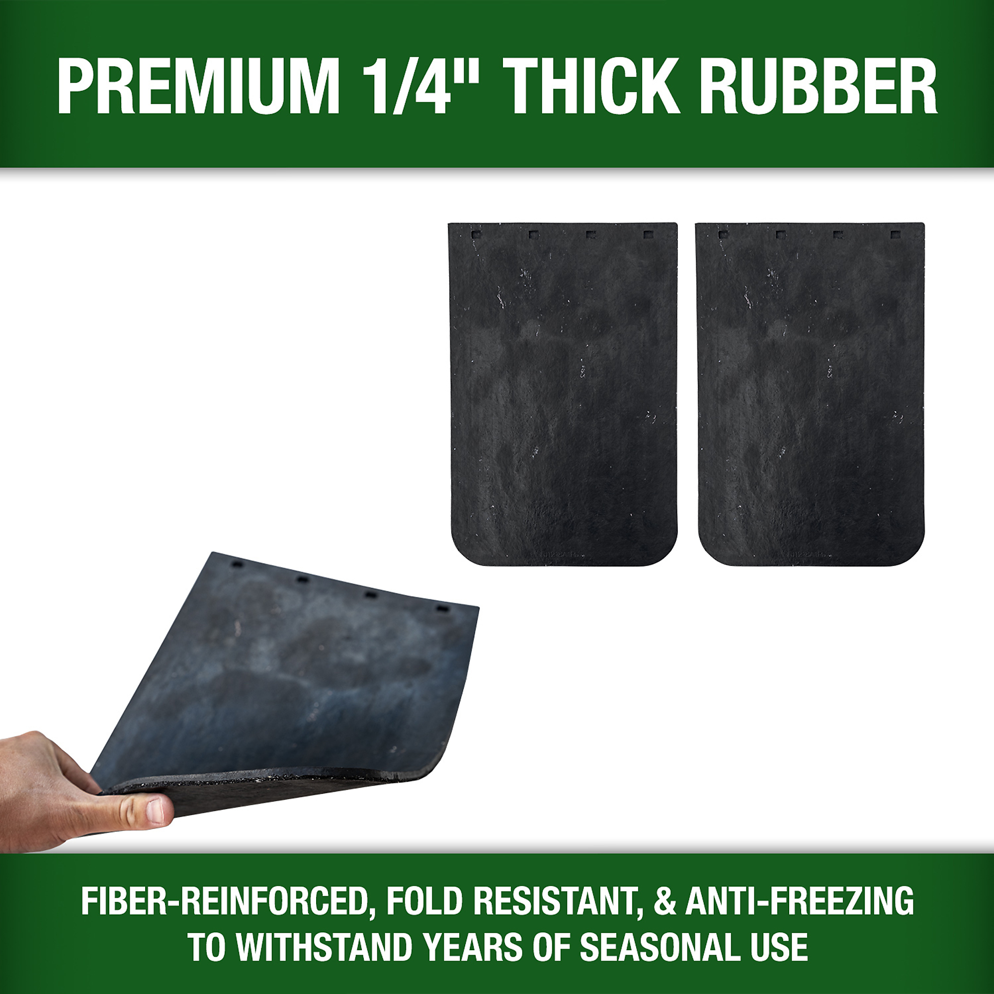 Boomerang Rubber, Truck Rubber Splash Guards 1/4in. Standard 12in.x18in ...