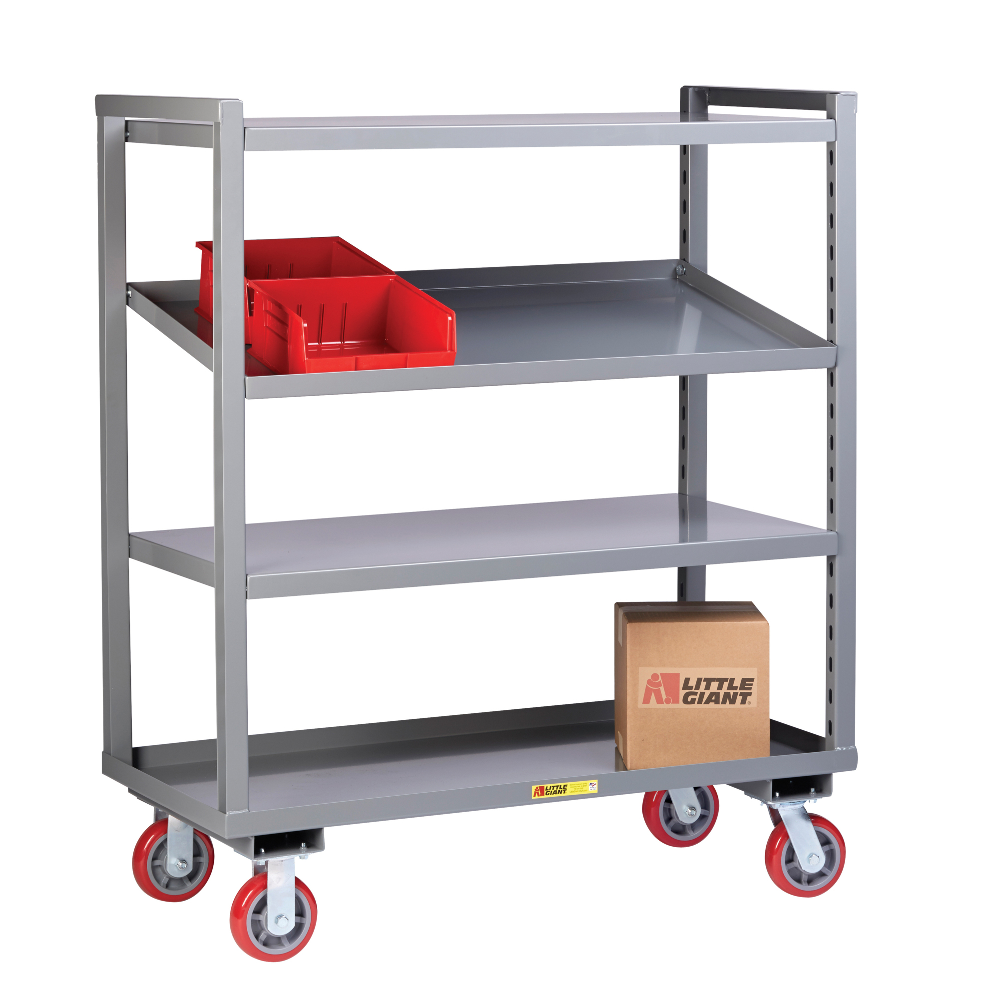 Little Giant, Adj. Height Multi-Shelf Truck, 24x60 3200 lbs, Total Capacity 3200 lb, Shelves ...