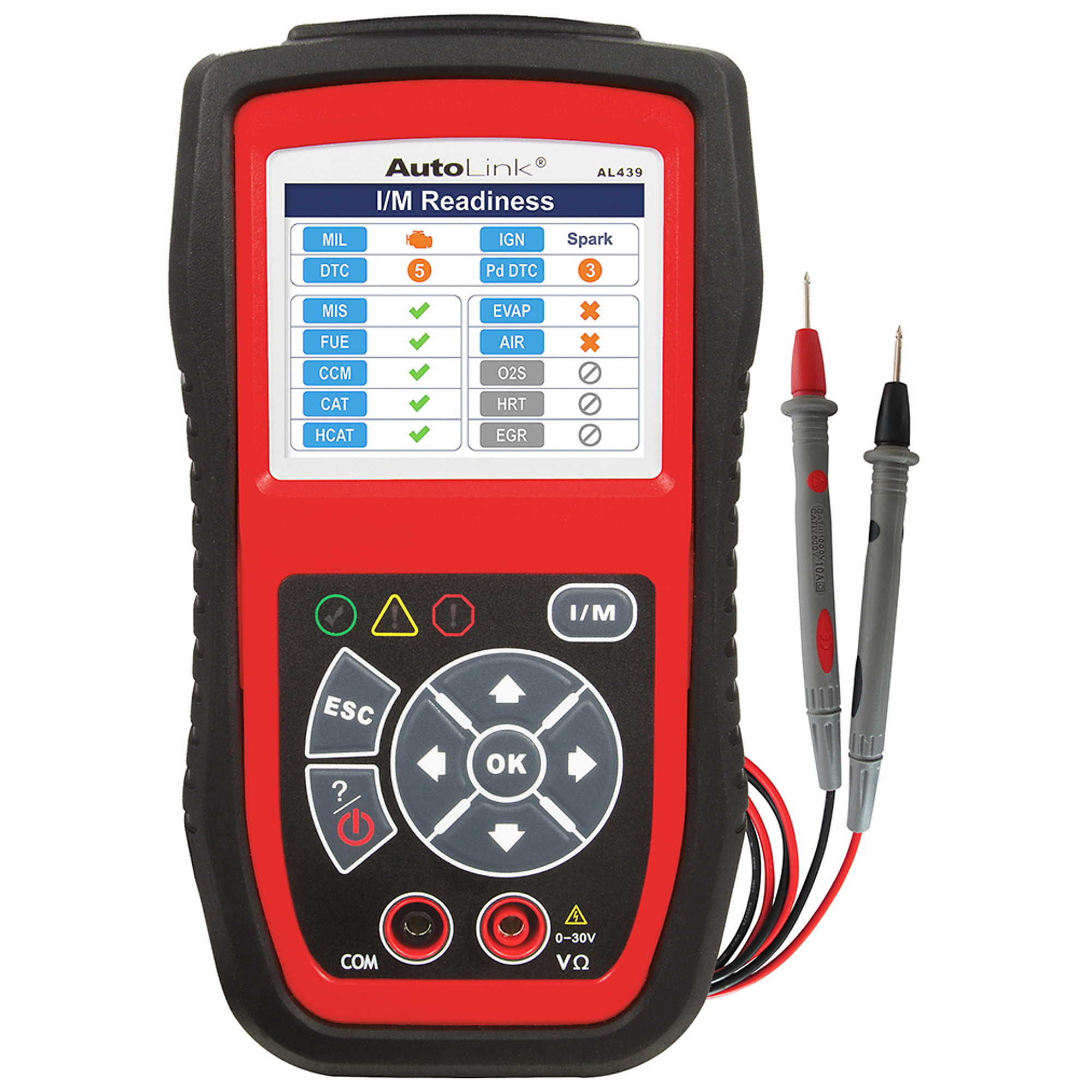 Autel, AL439 Engine Code Reader and Electrical Test Tool, Model# AL439 ...