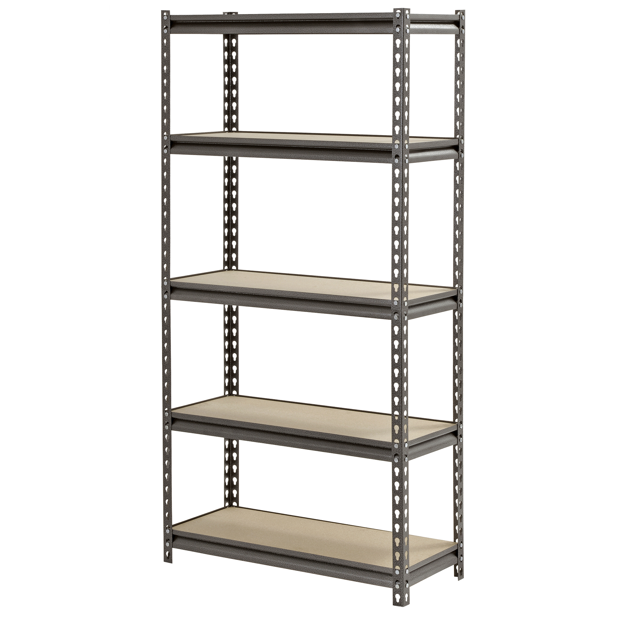 Edsal Muscle Rack, Silver Vein 5 Tier 30in.Wx12in.Dx60in.H Shelving ...