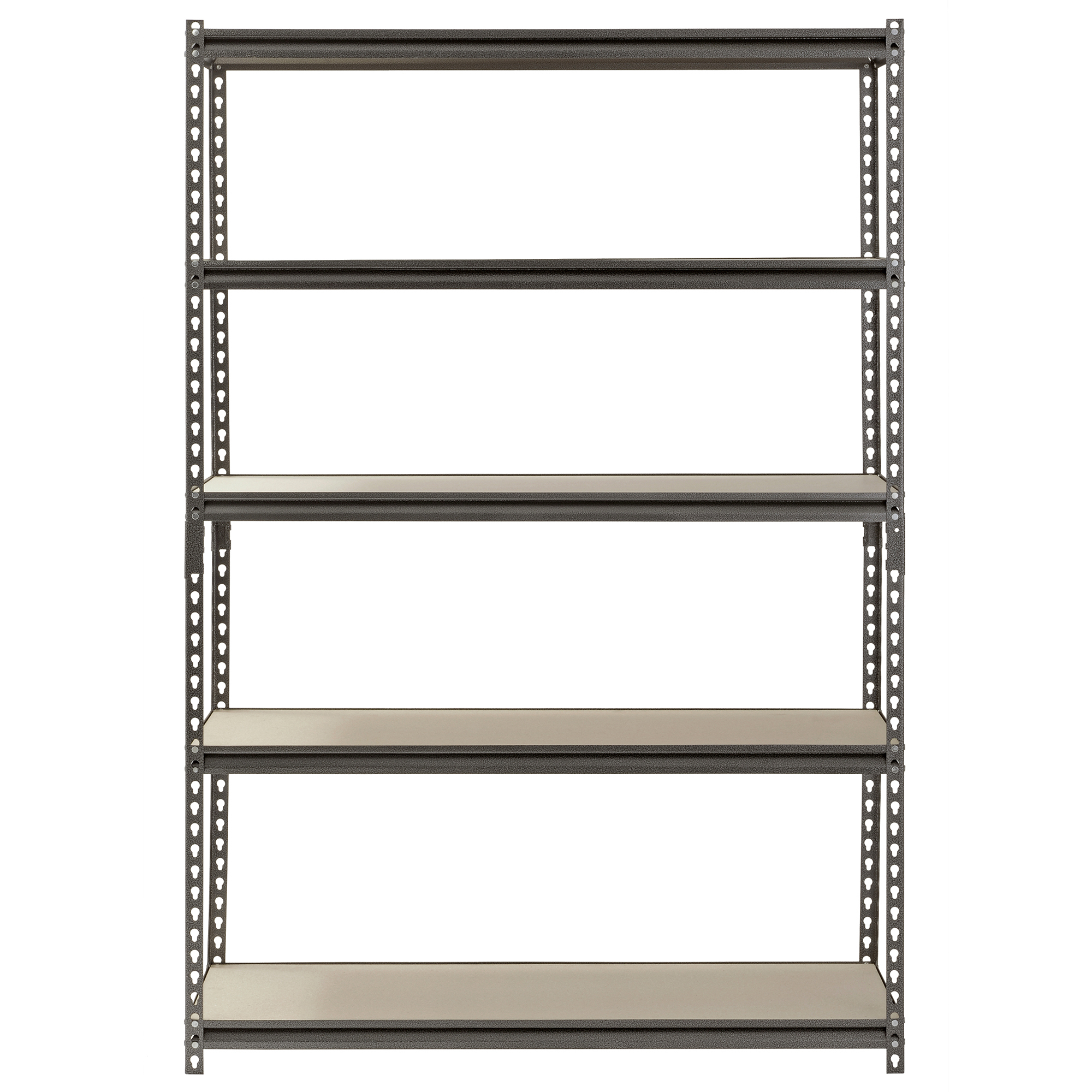 Edsal Muscle Rack, Silver Vein 5 Tier 48in.Wx18in.Dx72in.H Shelving ...