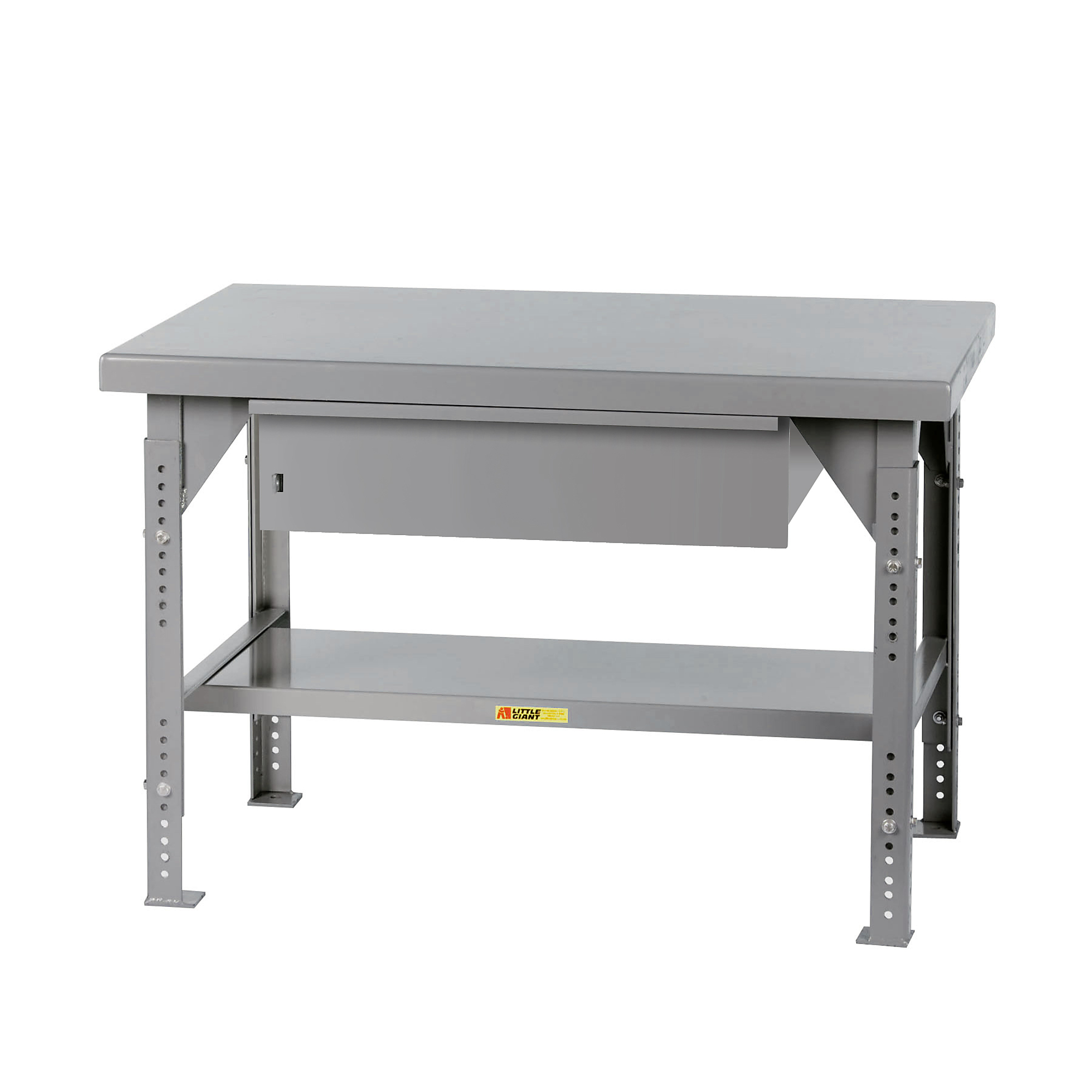 Little Giant Adjustable Heavy-Duty Workbench - 42in. x 84in., 10,000-Lb ...