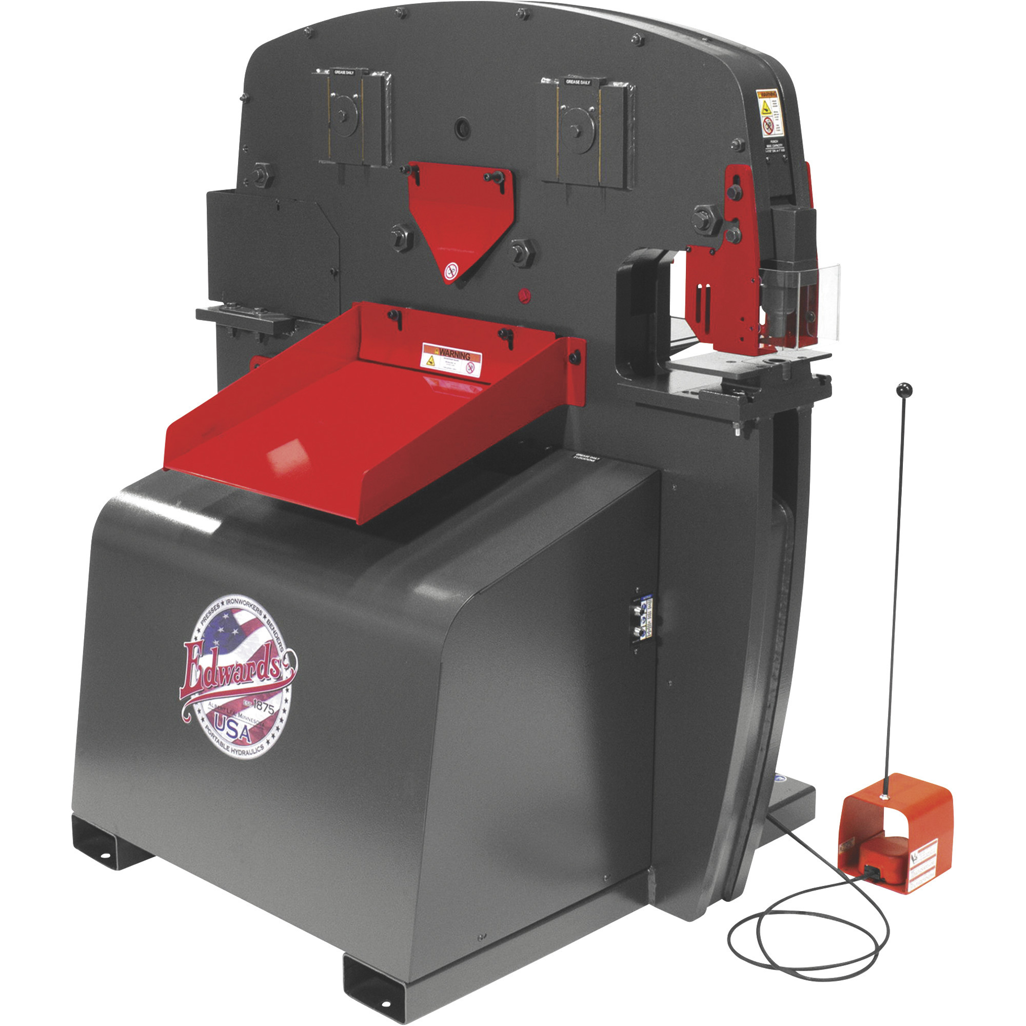 Edwards JAWS 100-Ton Ironworker with Accessory Pack, Single Phase, 230 ...