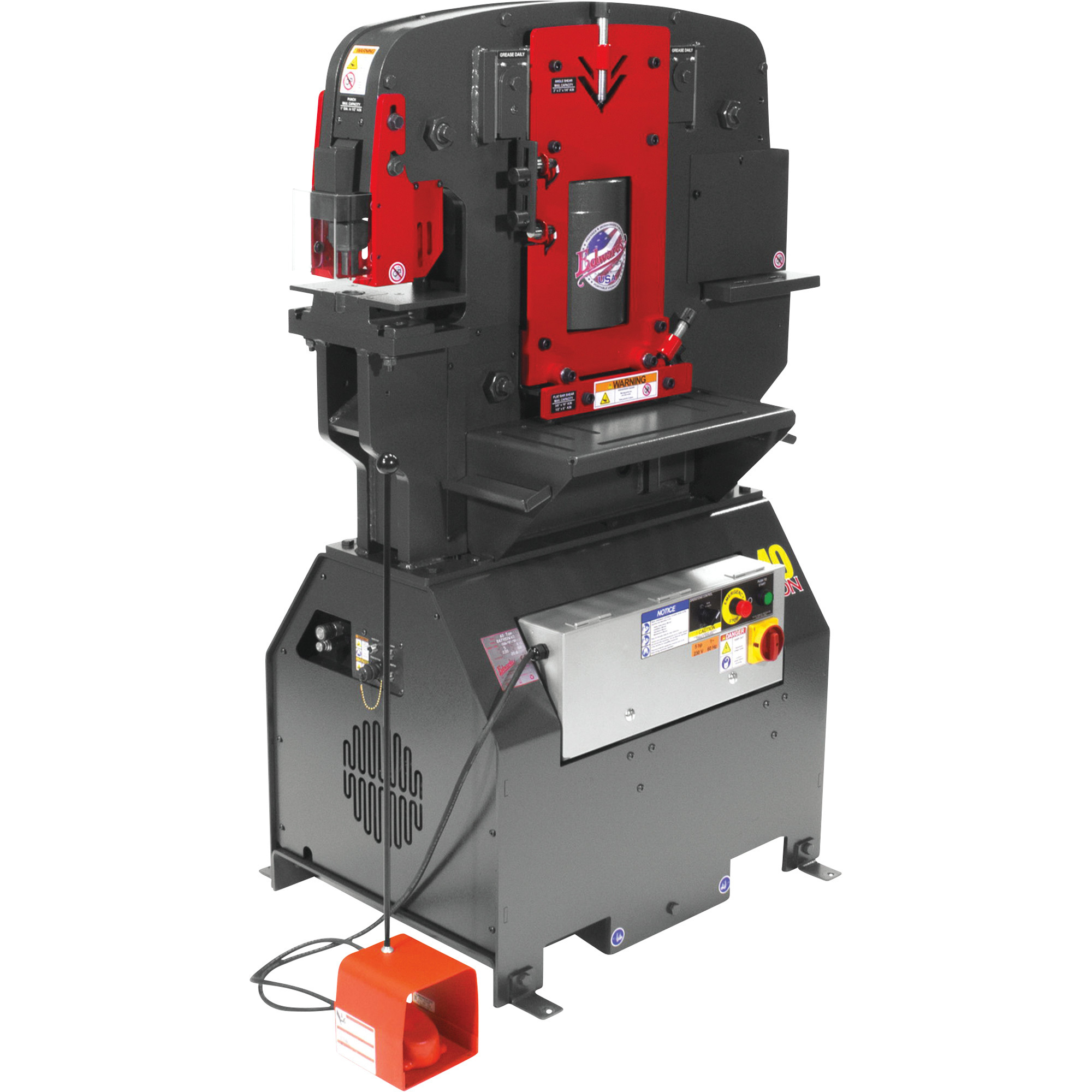 Edwards JAWS 40-Ton Ironworker with Accessory Pack, 3-Phase, 230 Volt ...