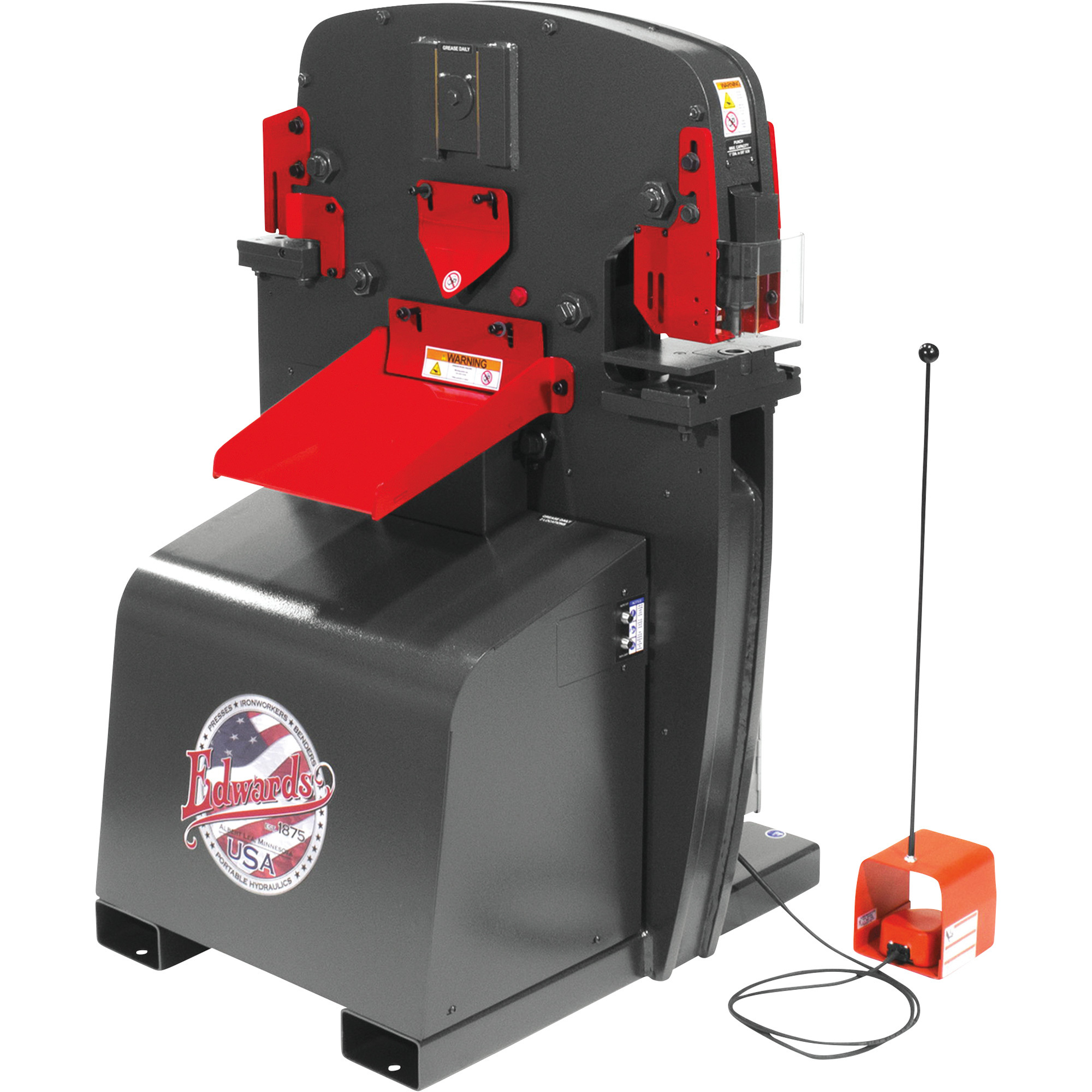 Edwards JAWS 50-Ton Ironworker with Accessory Pack, Single Phase, 230 ...