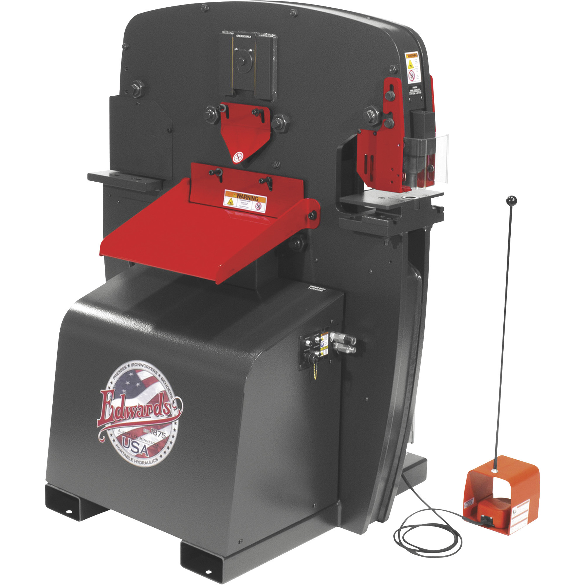 Edwards JAWS 55-Ton Ironworker with Accessory Pack, 3-Phase, 230 Volt ...