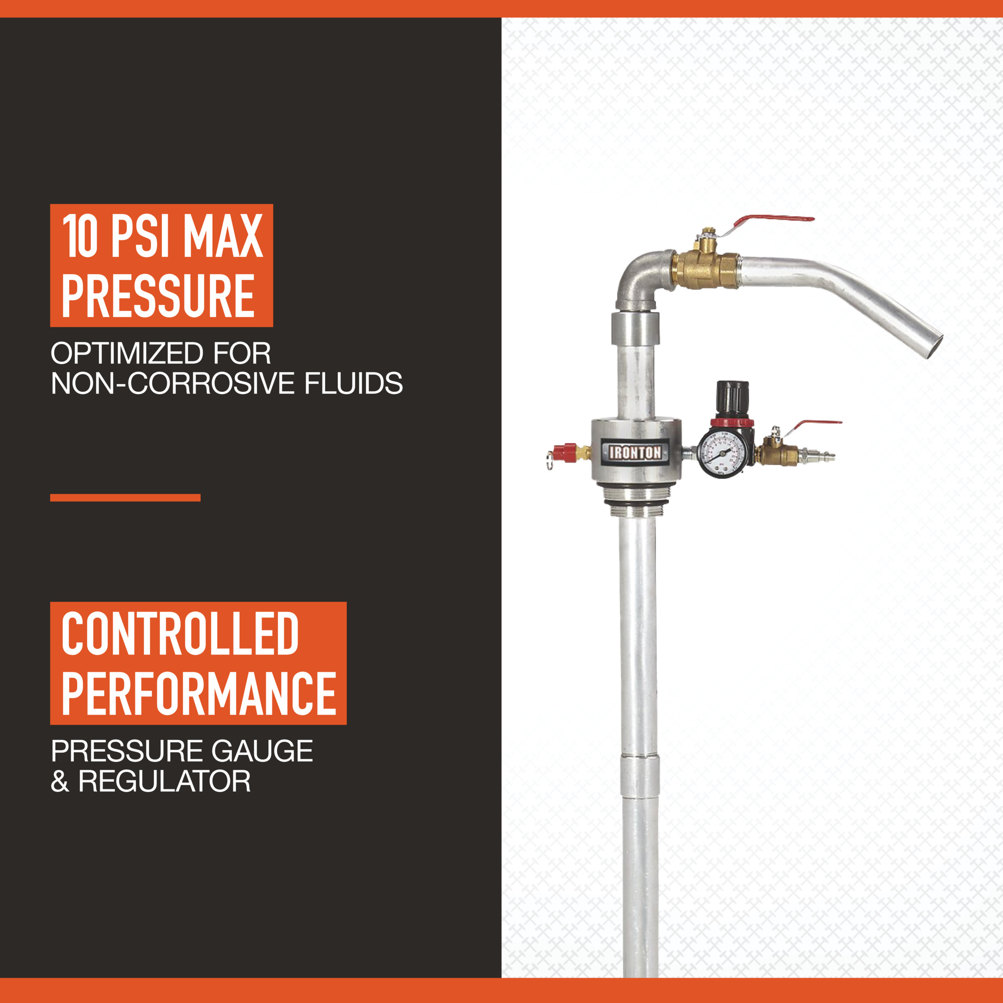 Ironton® Air-Operated Barrel Pump, 12 GPM Flow | Northern Tool