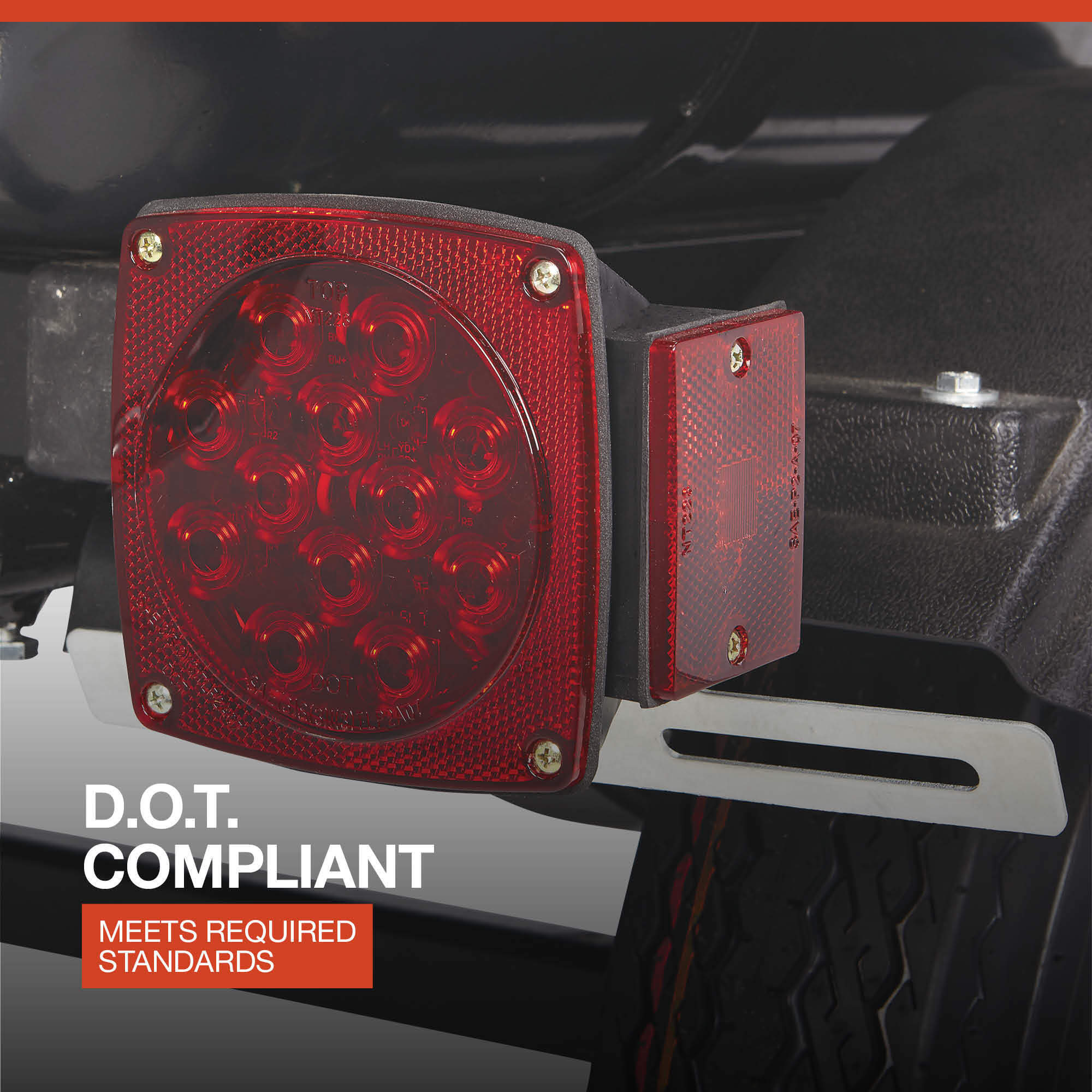 Ultra-Tow Tag-Along Pull Behind Motorcycle Cargo Trailer, Steel Frame ...