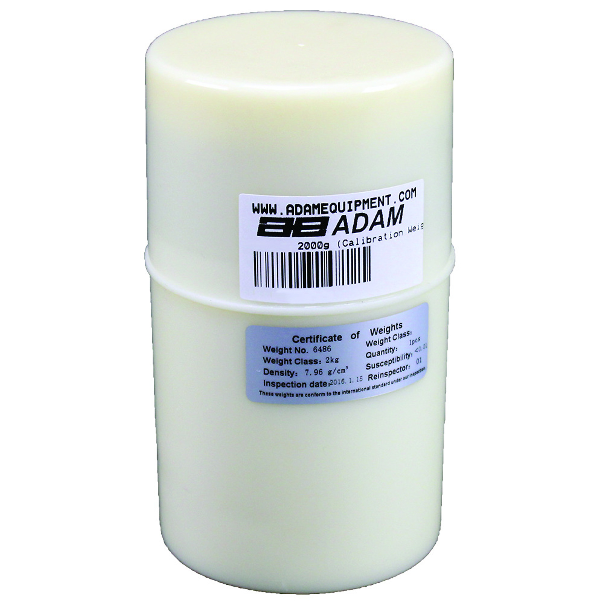 Adam Equipment, ASTM2 2000G Calibration Weight, Model# ASTM 2 - 2000G ...
