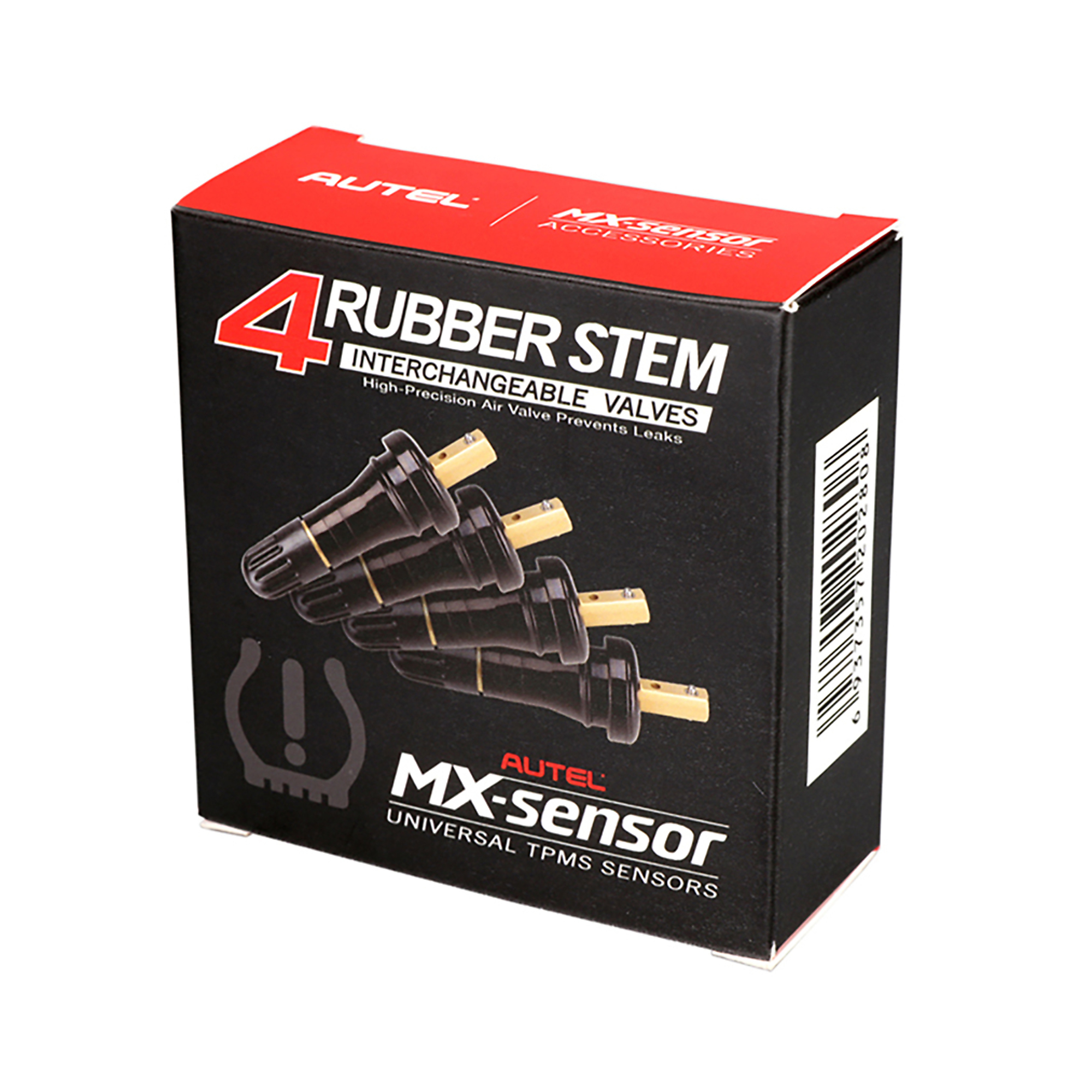 Autel, Box of 4 Rubber Press-in Valve Stems for 1-Sensor, Model ...