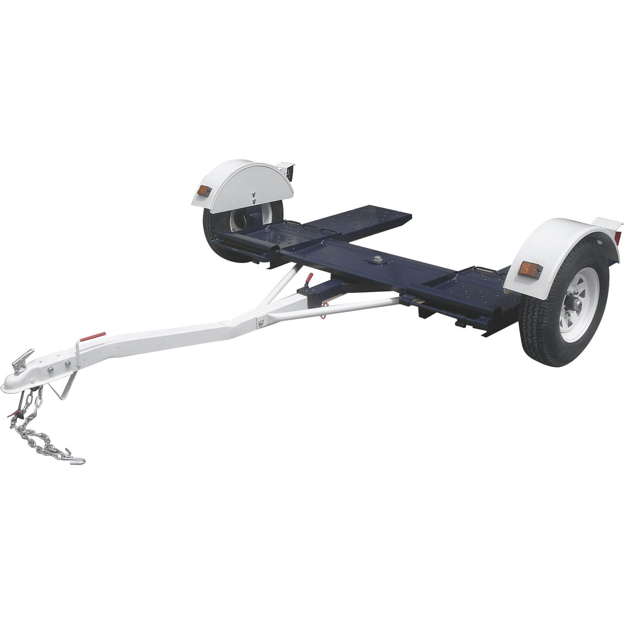 Ultra-Tow Car Tow Dolly with Ramps, Steel Frame, 2800-Lb. Load Capacity ...
