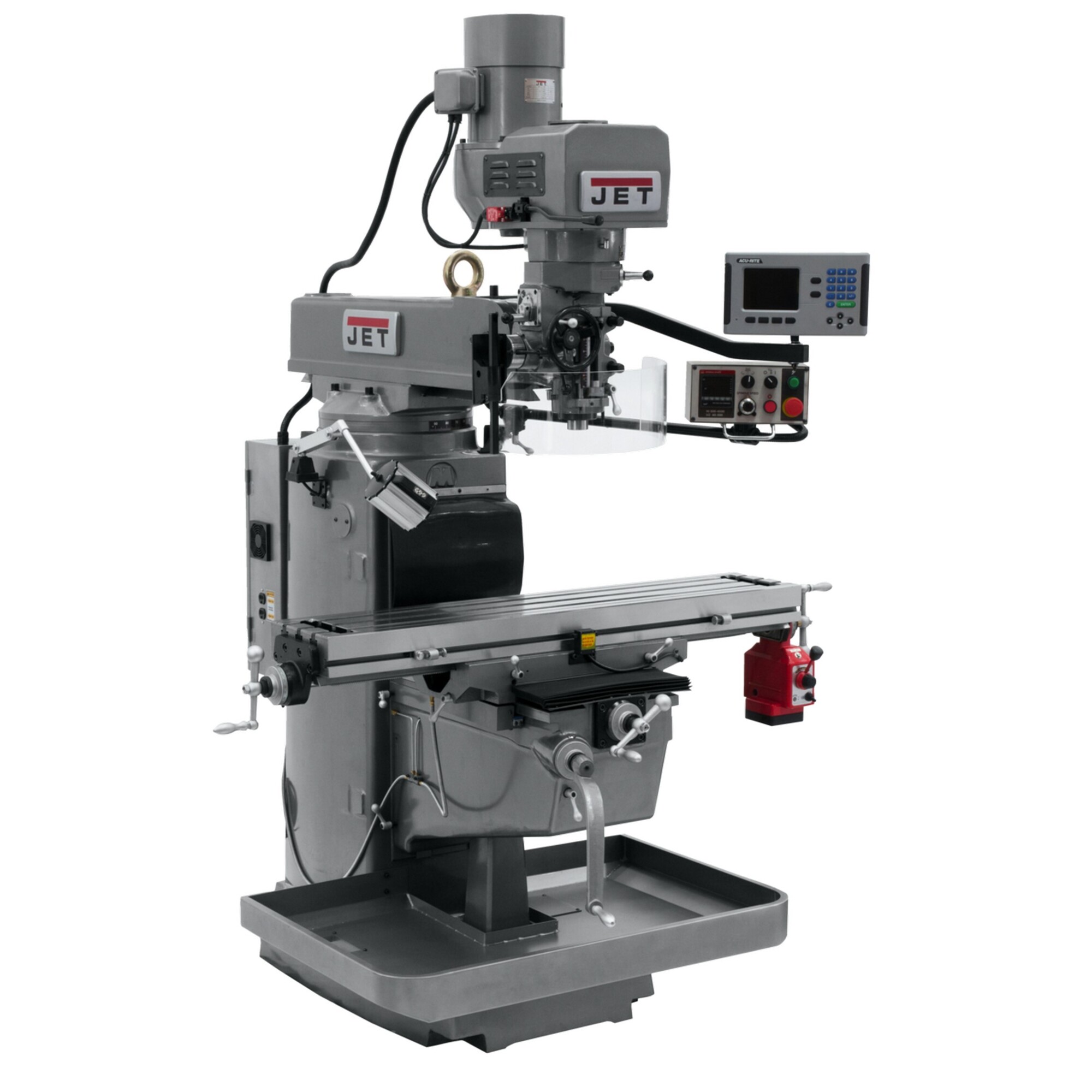JET, Milling Machine, Horsepower 3 HP, Volts 230 Model# JTM-1050EVS2 ...