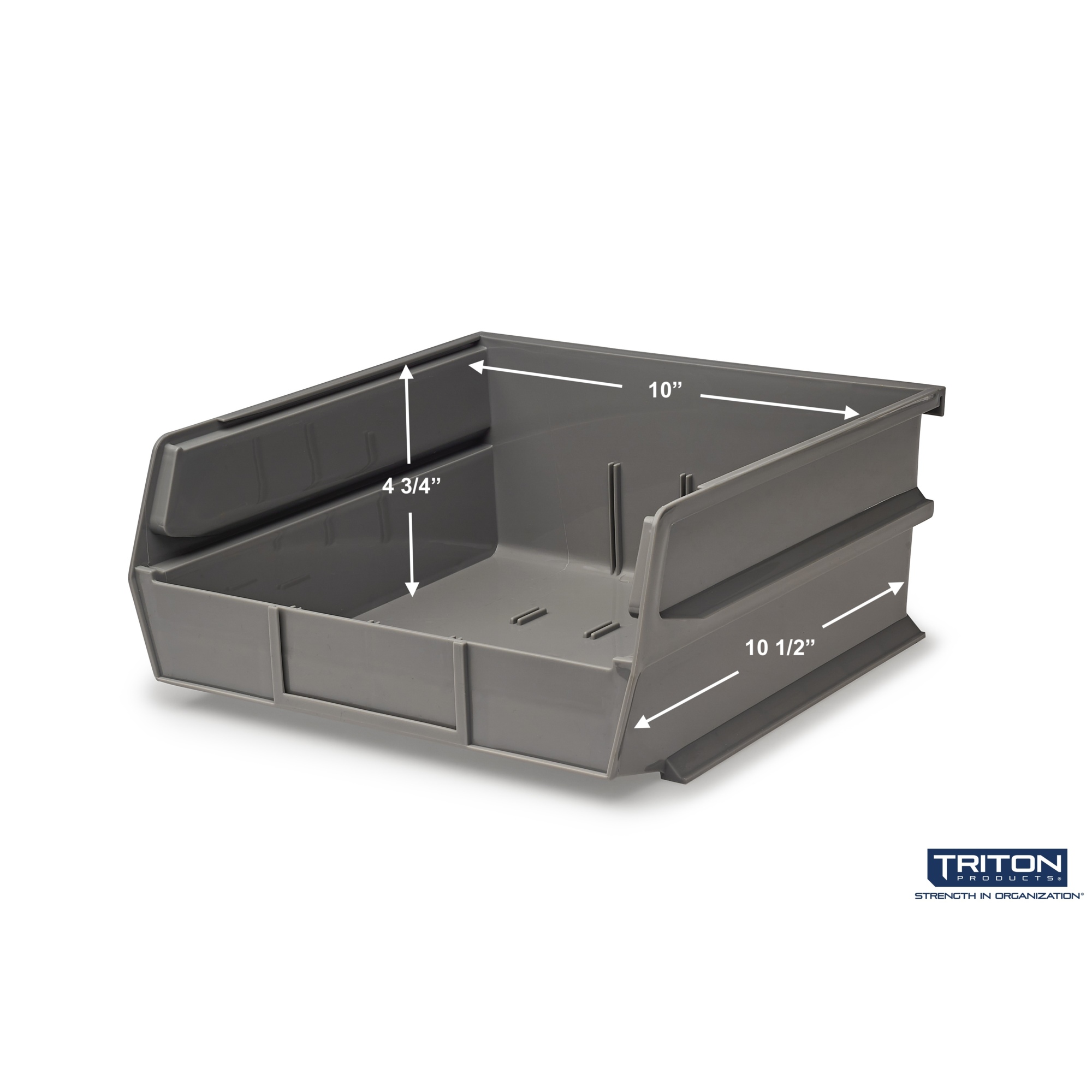 Triton Products, LocBin Hanging and interlocking Bins, Height 5 in ...