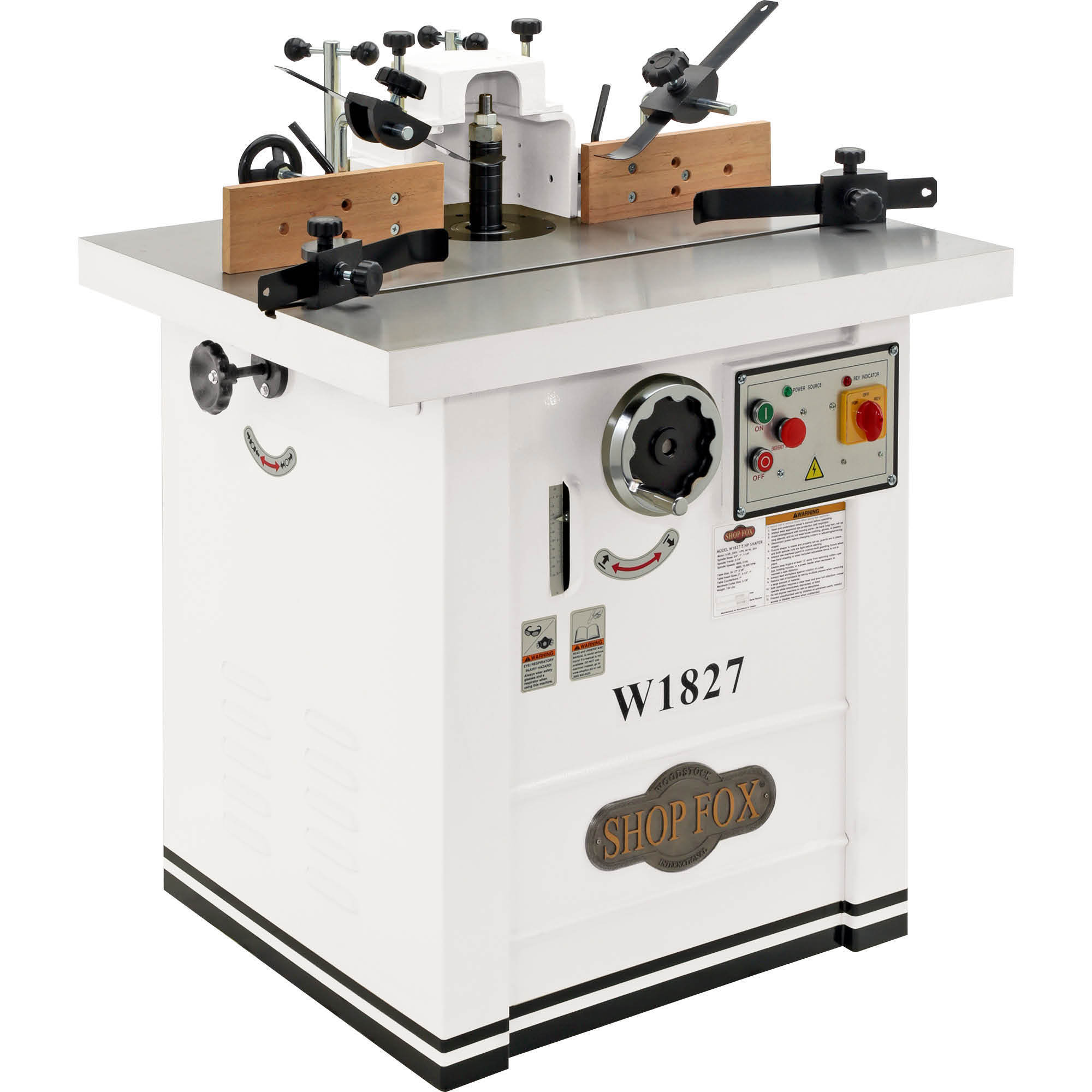 Shop Fox Shaper - 5 HP, Cast-Iron Table, 35.5in. x 28in., 3600-10000 ...