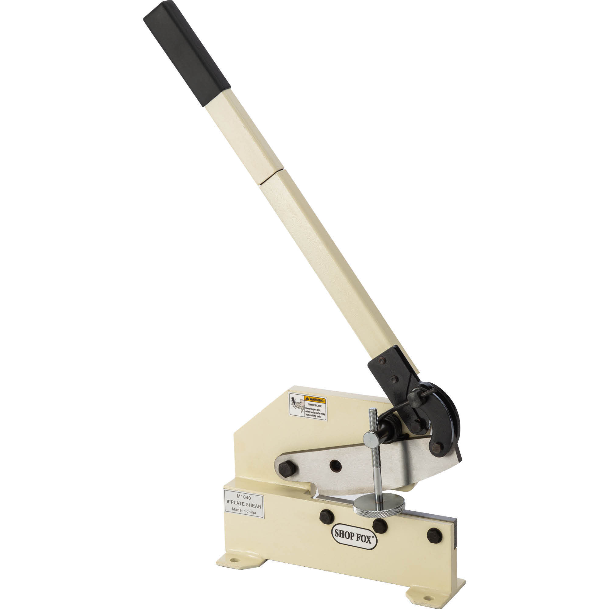 Shop Fox, 8in. Plate Shear with 24in. Handle, Max. Cutting Length 0 in ...