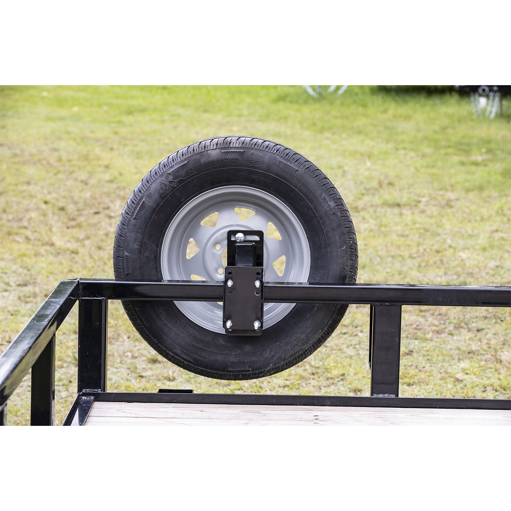 Buyers Products, Universal Trailer Bolt-On Spare Tire Carrier, Material ...