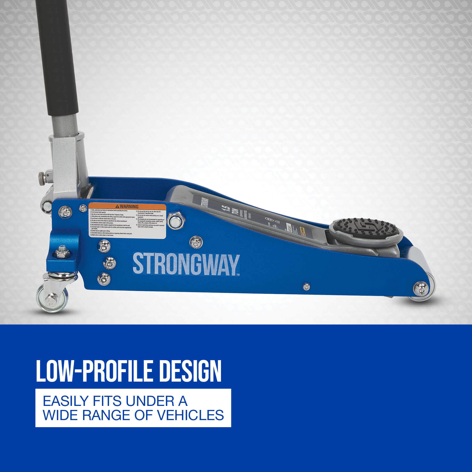 Strongway Aluminum/Steel Floor Jack, 1.5-Ton Capacity | Northern Tool