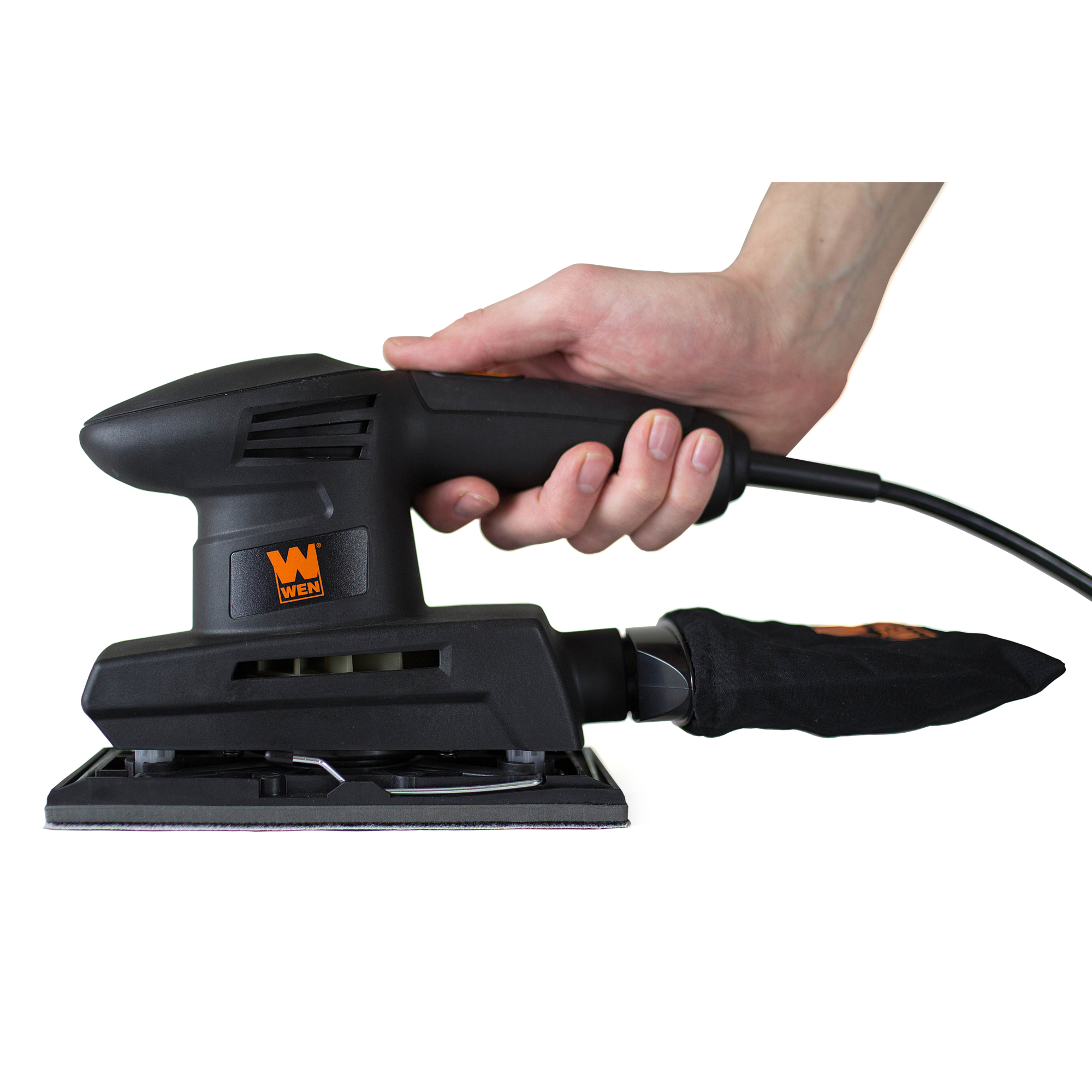 WEN, Electric 1/3 Sheet Sander Item, Max. Speed 12000 OPM, Amps 1.2 ...