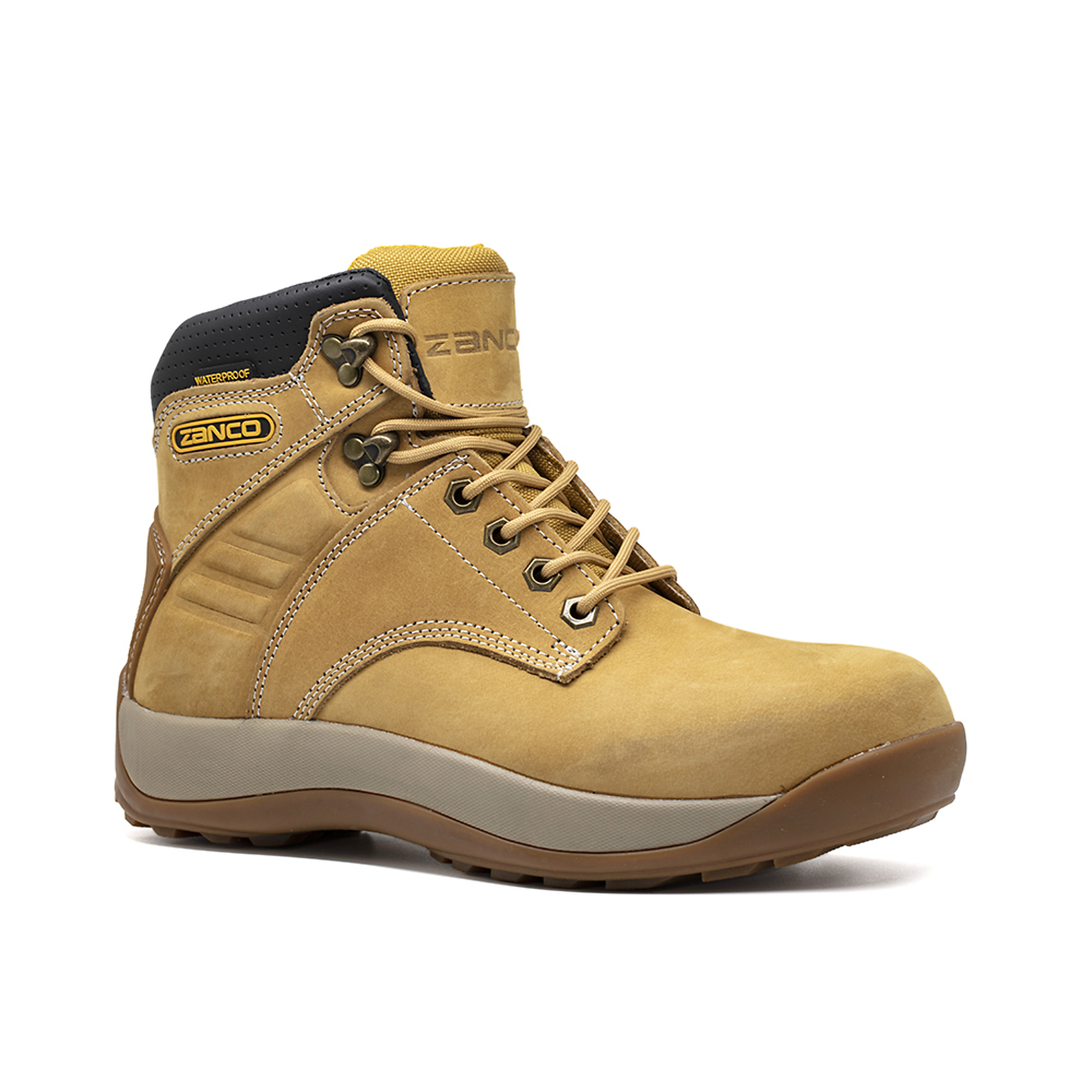 Zanco, Men's Waterproof,Steel toe,EH,Safety boots, Size 8, Width Medium ... Zanco, Men's Waterproof,Steel toe,EH,Safety boots, Size 8, Width Medium ...