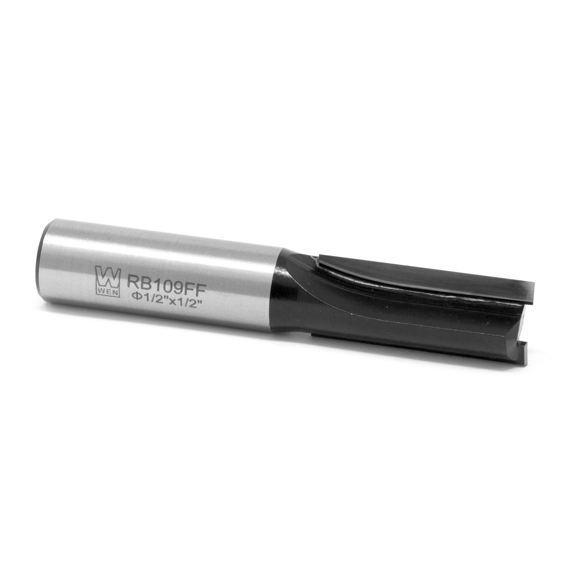 WEN Straight 2-Flute Carbide-Tipped Router Bit - 1/2in. Dia., 1/4in ...
