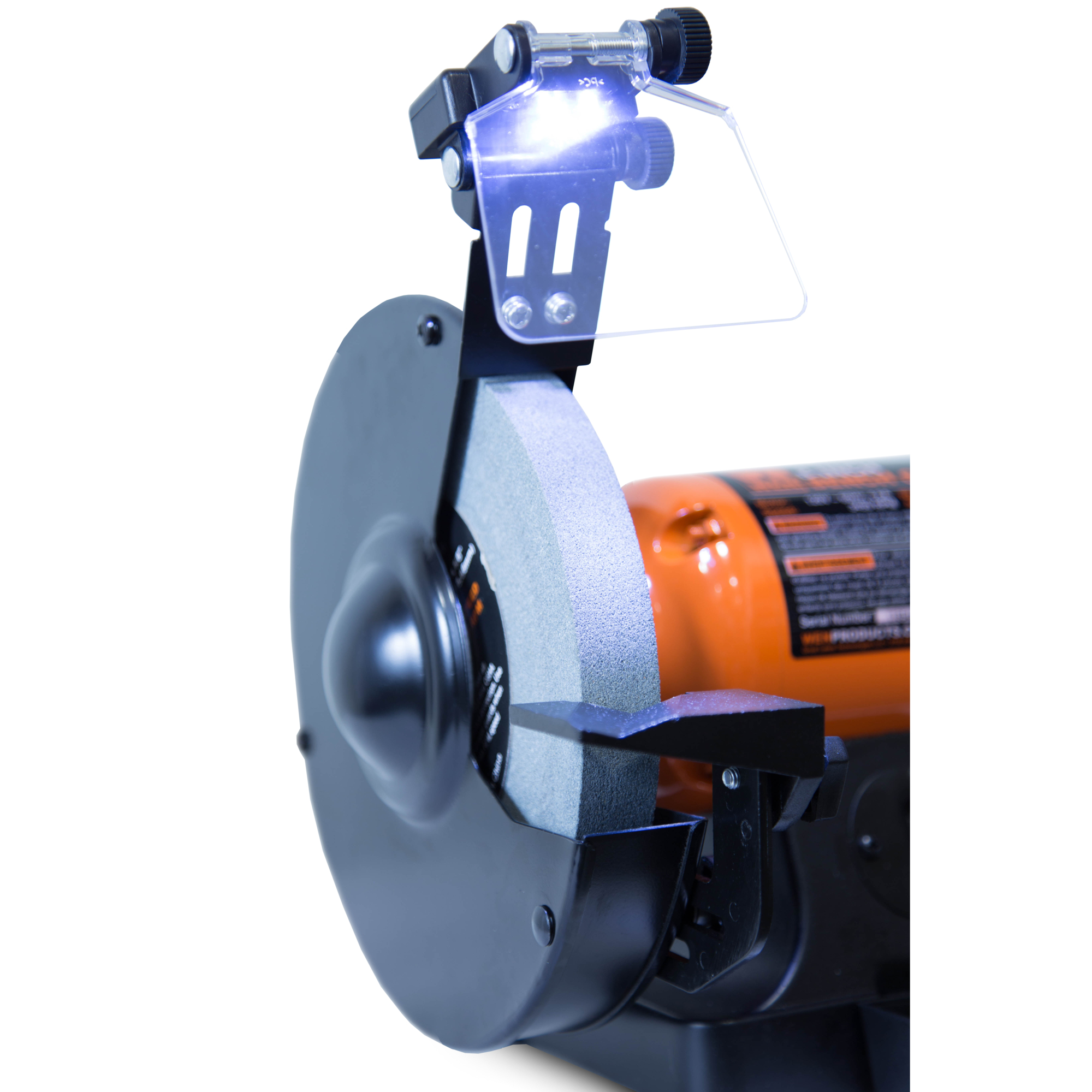 WEN, 4.8-Amp 8in. Single Speed Bench Grinder, Wheel Diameter 8 in, Max ...