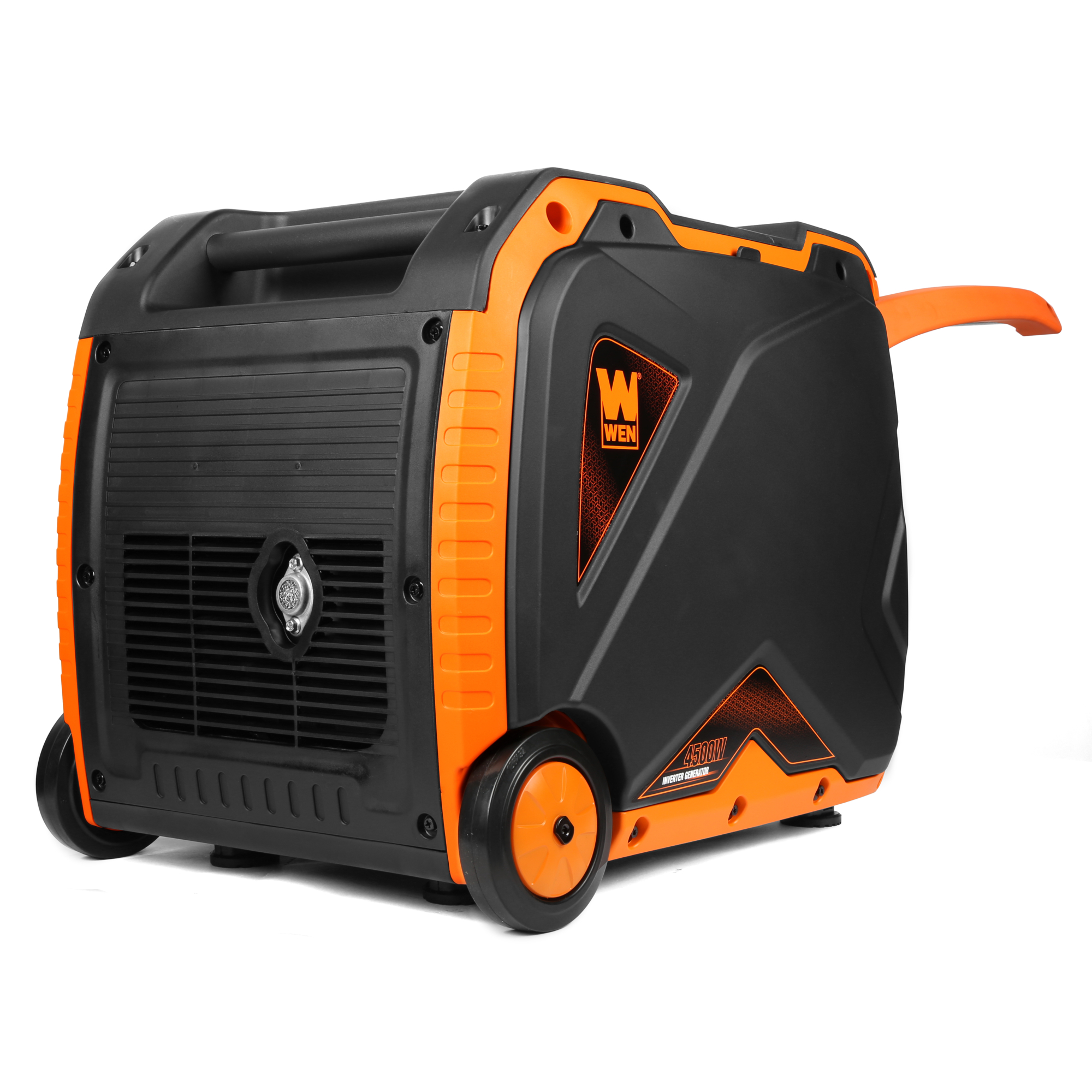 WEN, 4500W Inverter Generator, Fuel Shut-Off CO, Surge Watts 4500 Rated ...