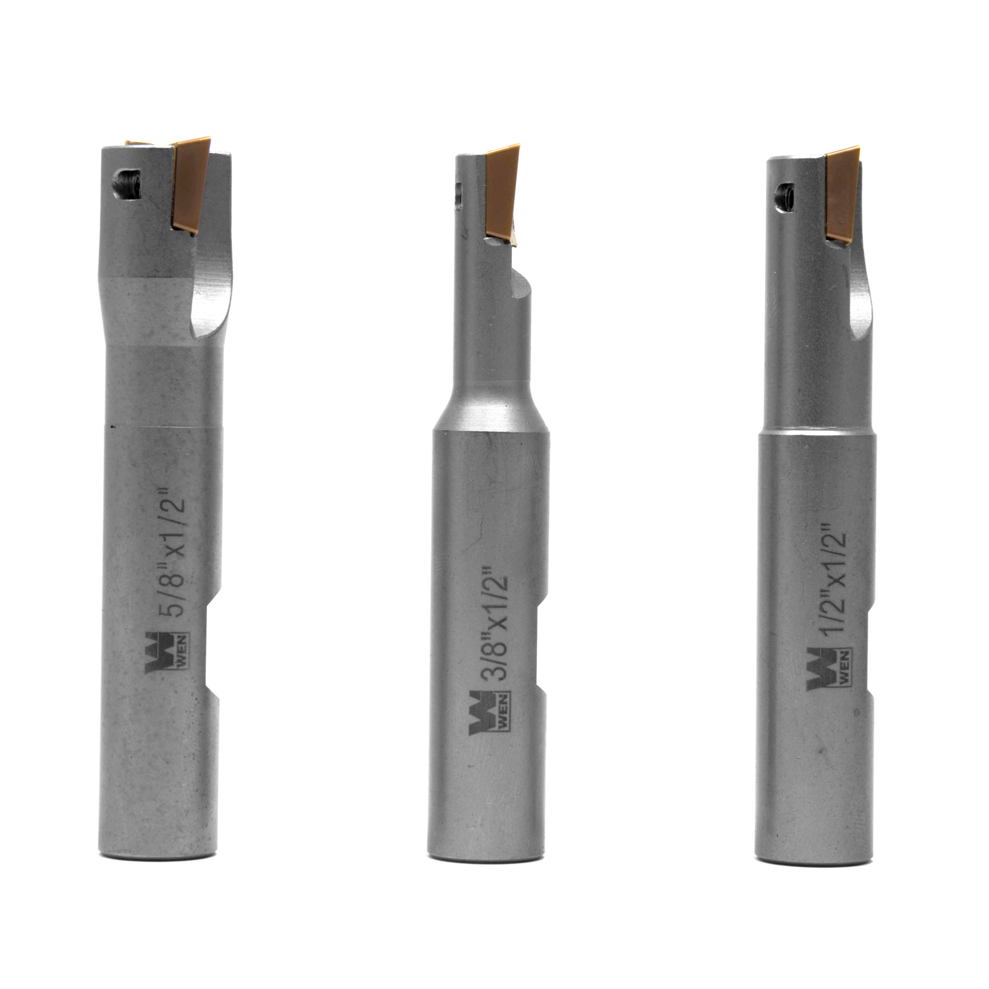 WEN, 3-Piece 90-Degree Square Shoulder End Mill Set, Included (qty.) 3 ...