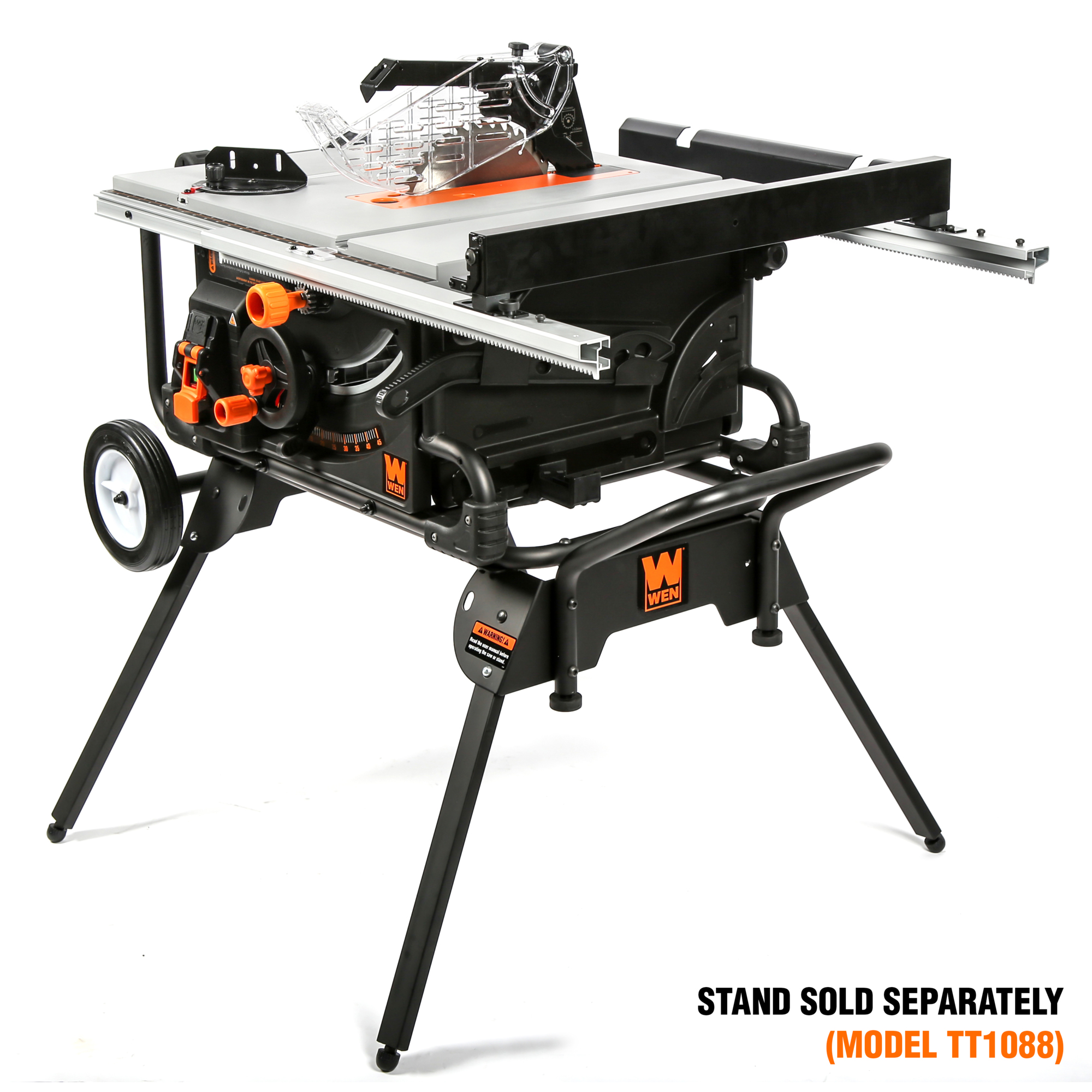 WEN, 15A 10in. Industrial Benchtop Jobsite Table Saw, Blade Diameter 10 ...
