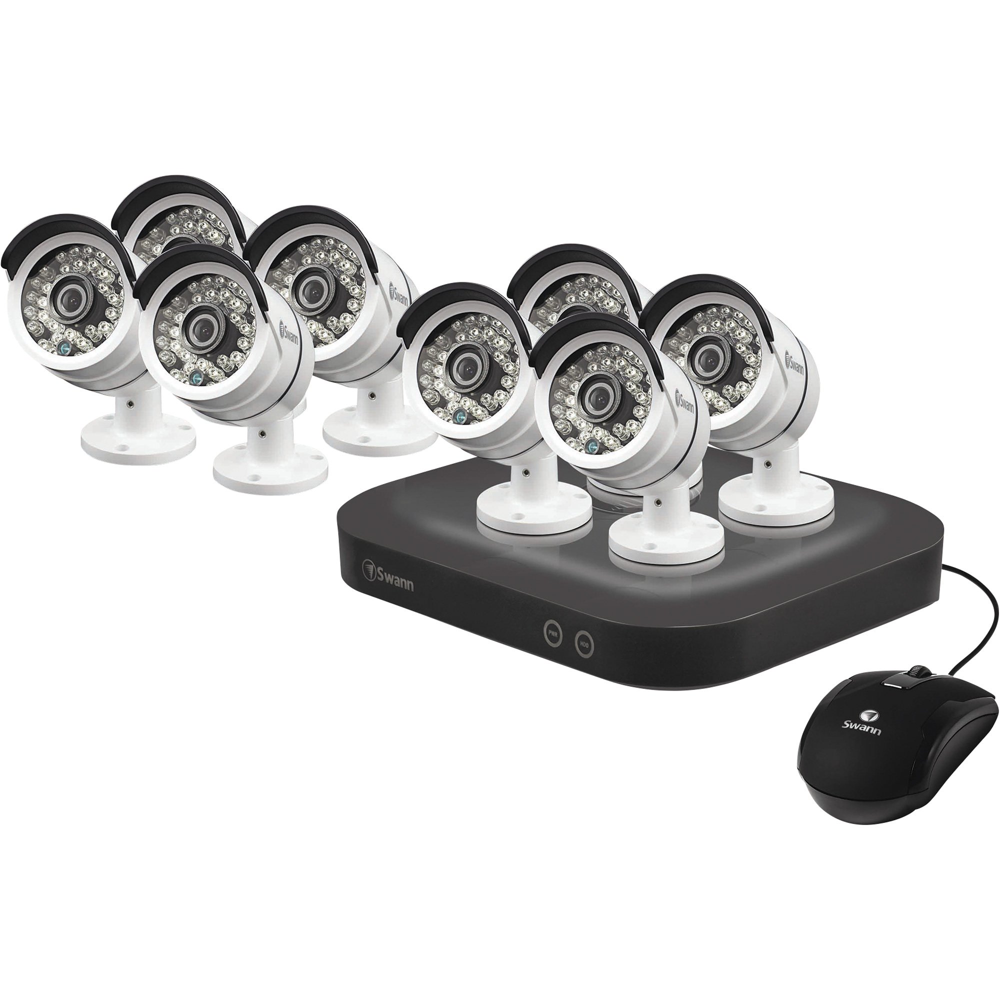 Swann Communications DVR Security System — 8 Channels, 8 Cameras, Model ...