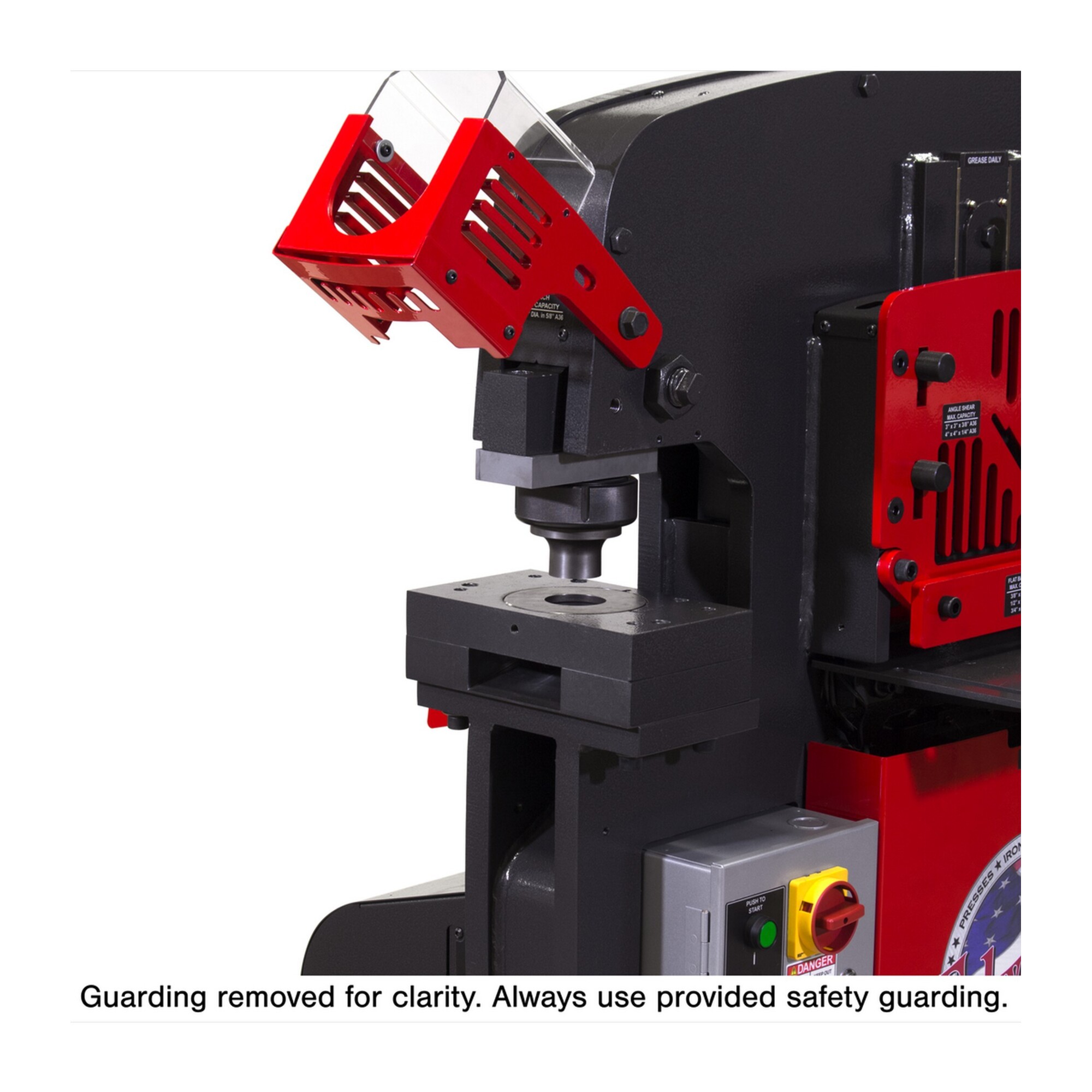 Edwards Ironworkers, Punch Assembly, Max. Bending Radius 45 °, Model ...