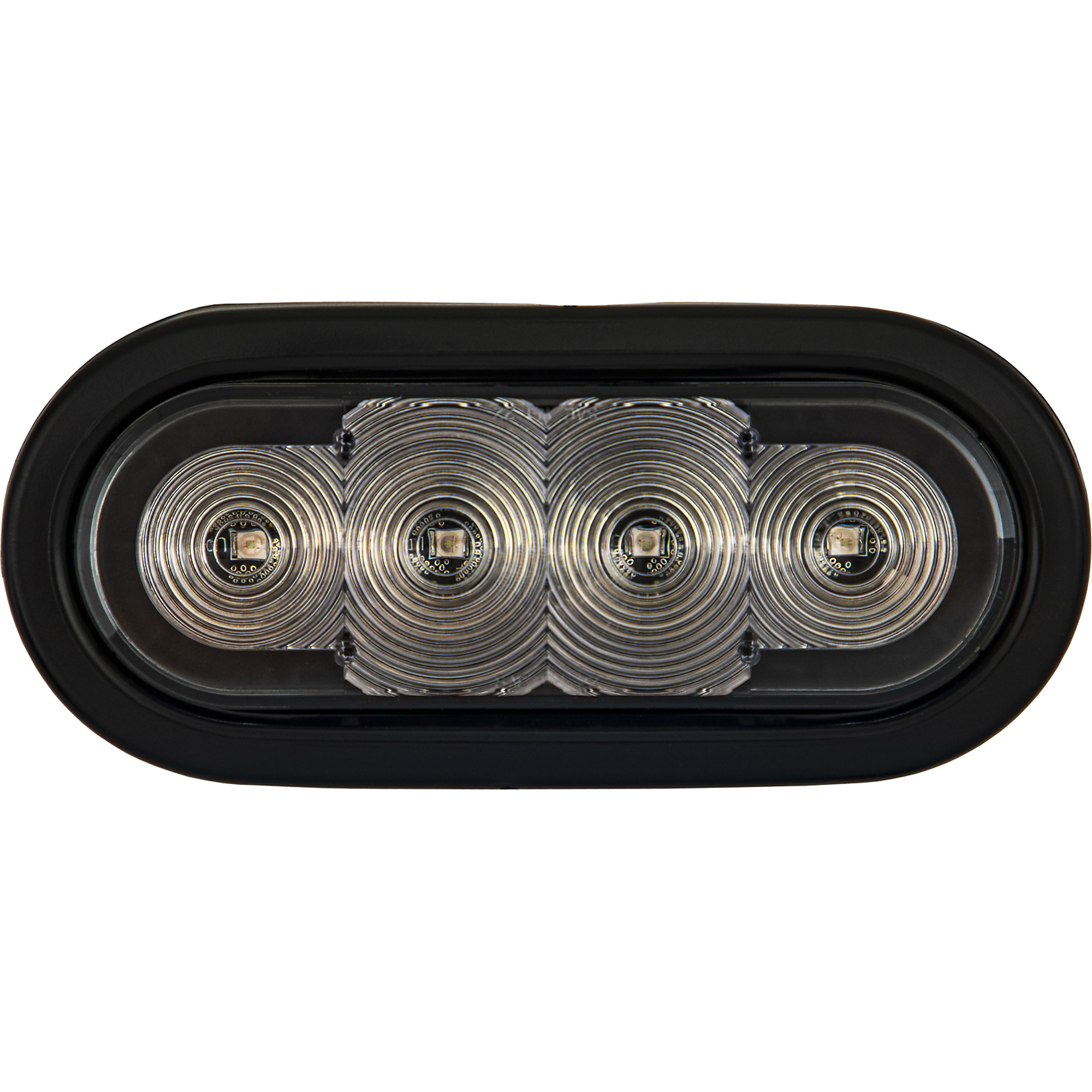 Buyers Products, 6in. Oval Strobe Light with Amber/Blue LEDs, Light ...