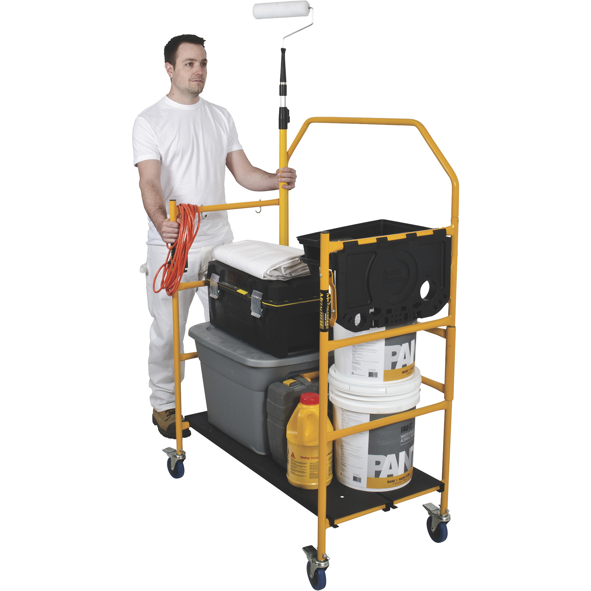 Metaltech Jobsite Series 4ft. Folding Scaffold, 500-Lb. Capacity, Model ...