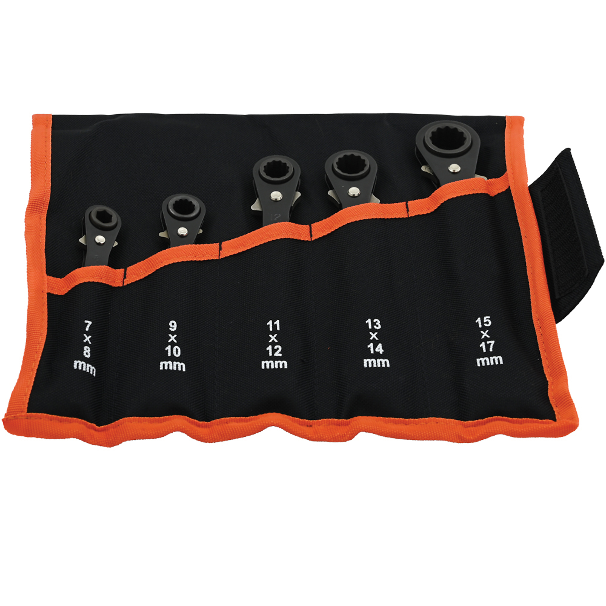 Dynamic Tools, 5 Piece Metric Double Box Ratcheting Wrench Set, Model ...