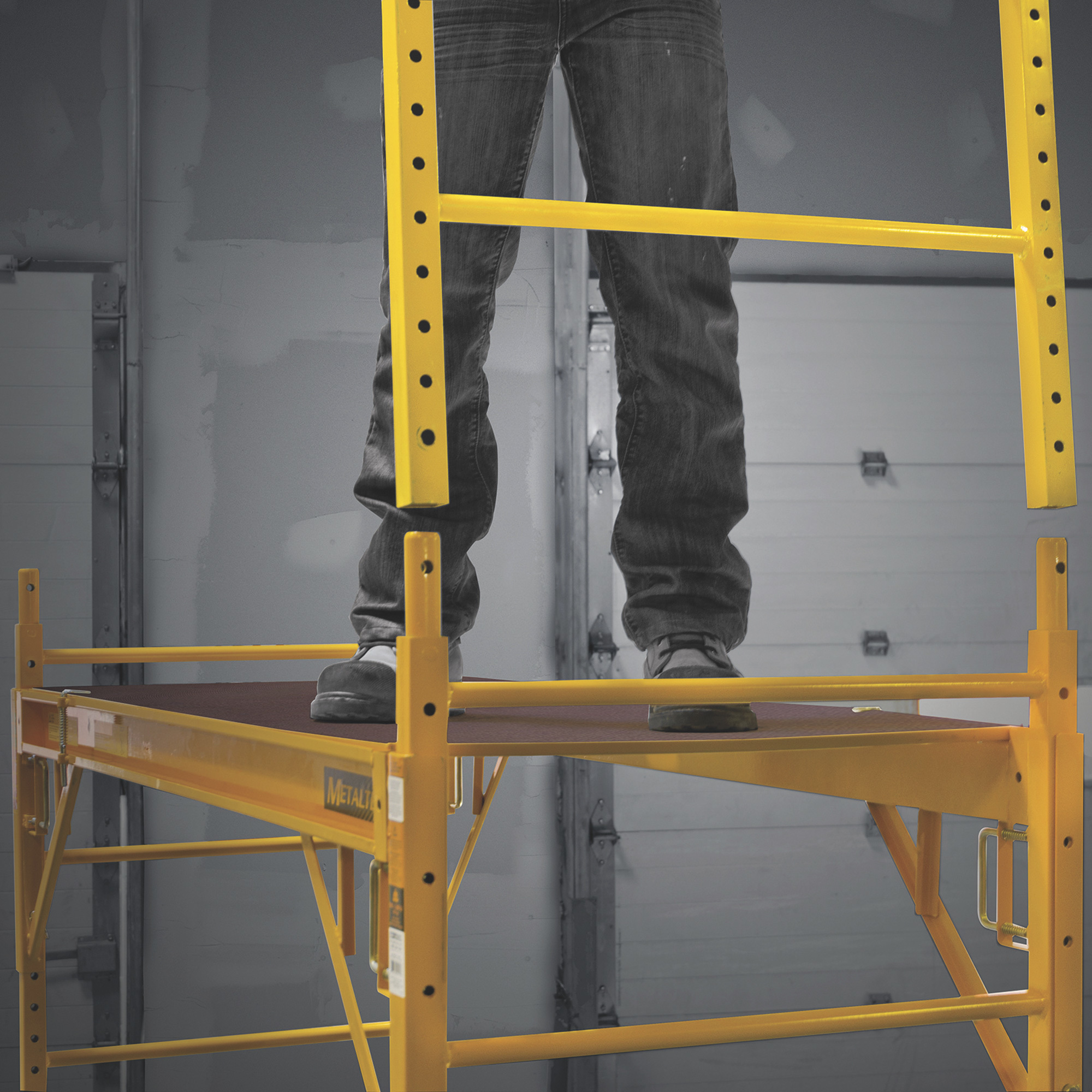 Metaltech Jobsite Series 6ft. Rolling Perry-Style Scaffold, 1250-Lb ...