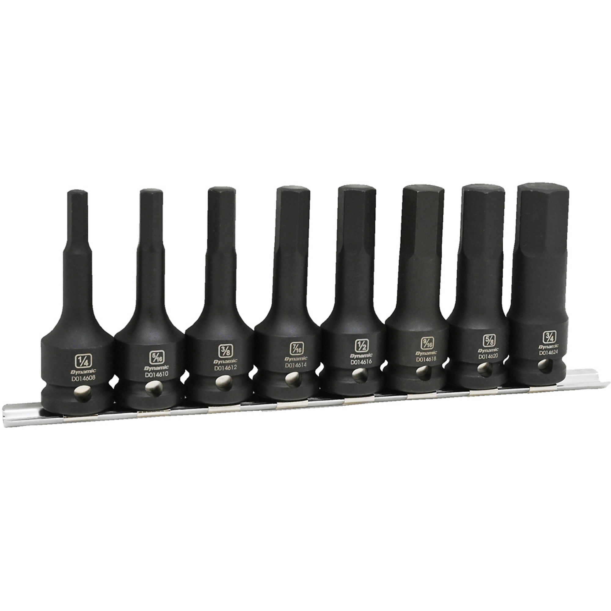 14 Piece Sae Hex Allen Bit Impact Socket Set Black 14-Piece Black - SAE ...