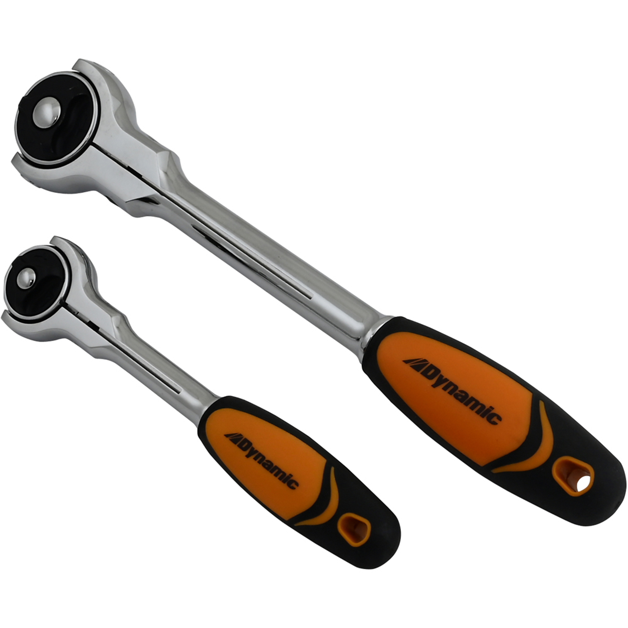 Dynamic Tools, 2 Piece Swivel Head Ratchet Set, 1/4in. 3/8 Drive ...