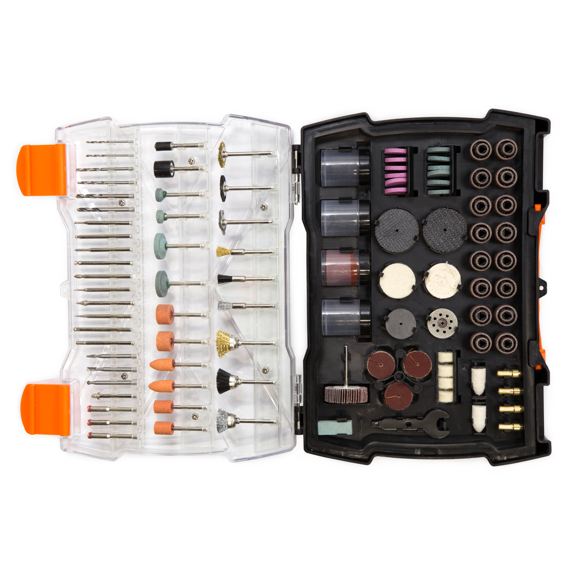 WEN Rotary Tool Accessory Kit - 282 Pcs, Multiple Grit Types, Includes ...