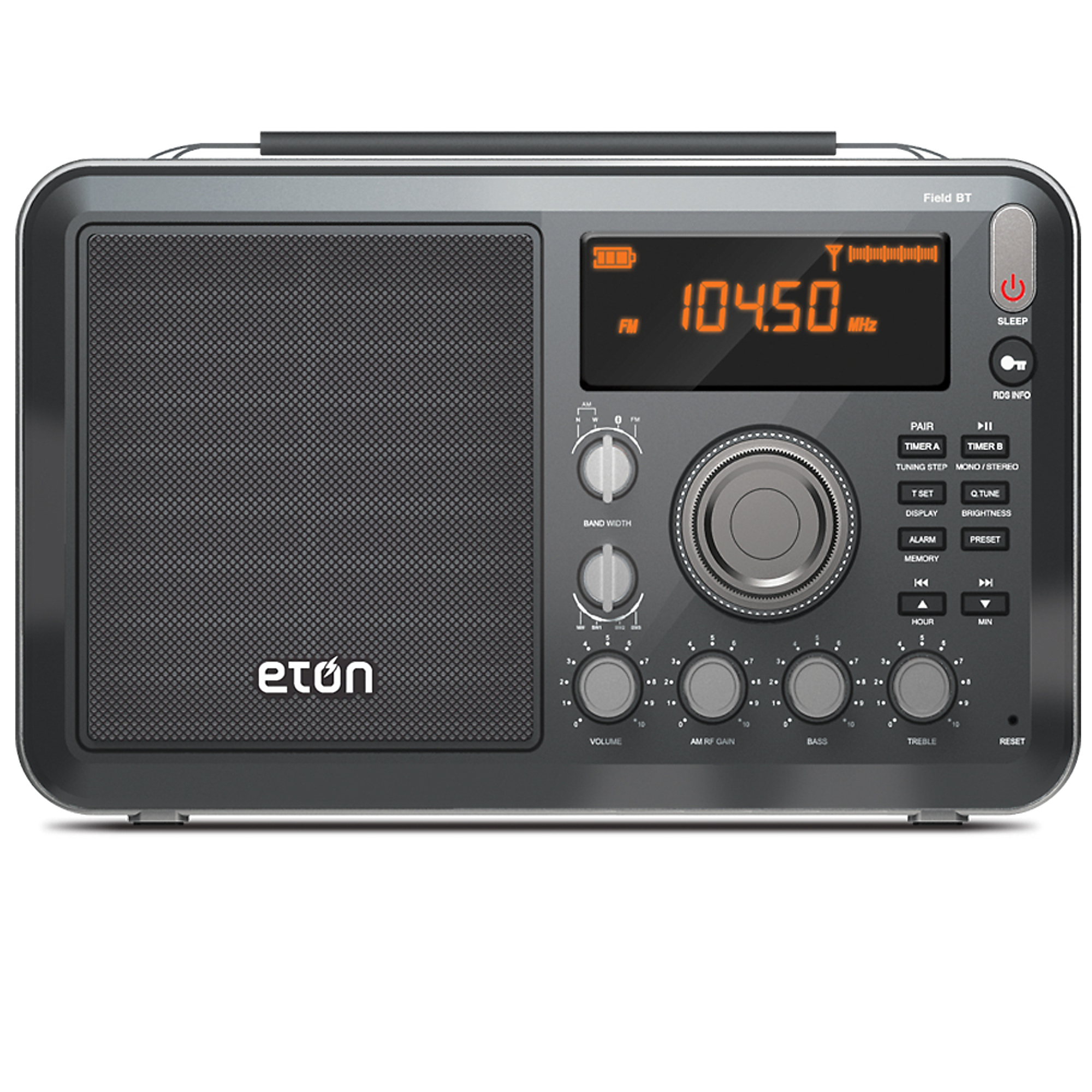 eton American Red Cross, Elite Field AM(MW), FM and Shortwave (SW) Radio, Display Type LCD ...