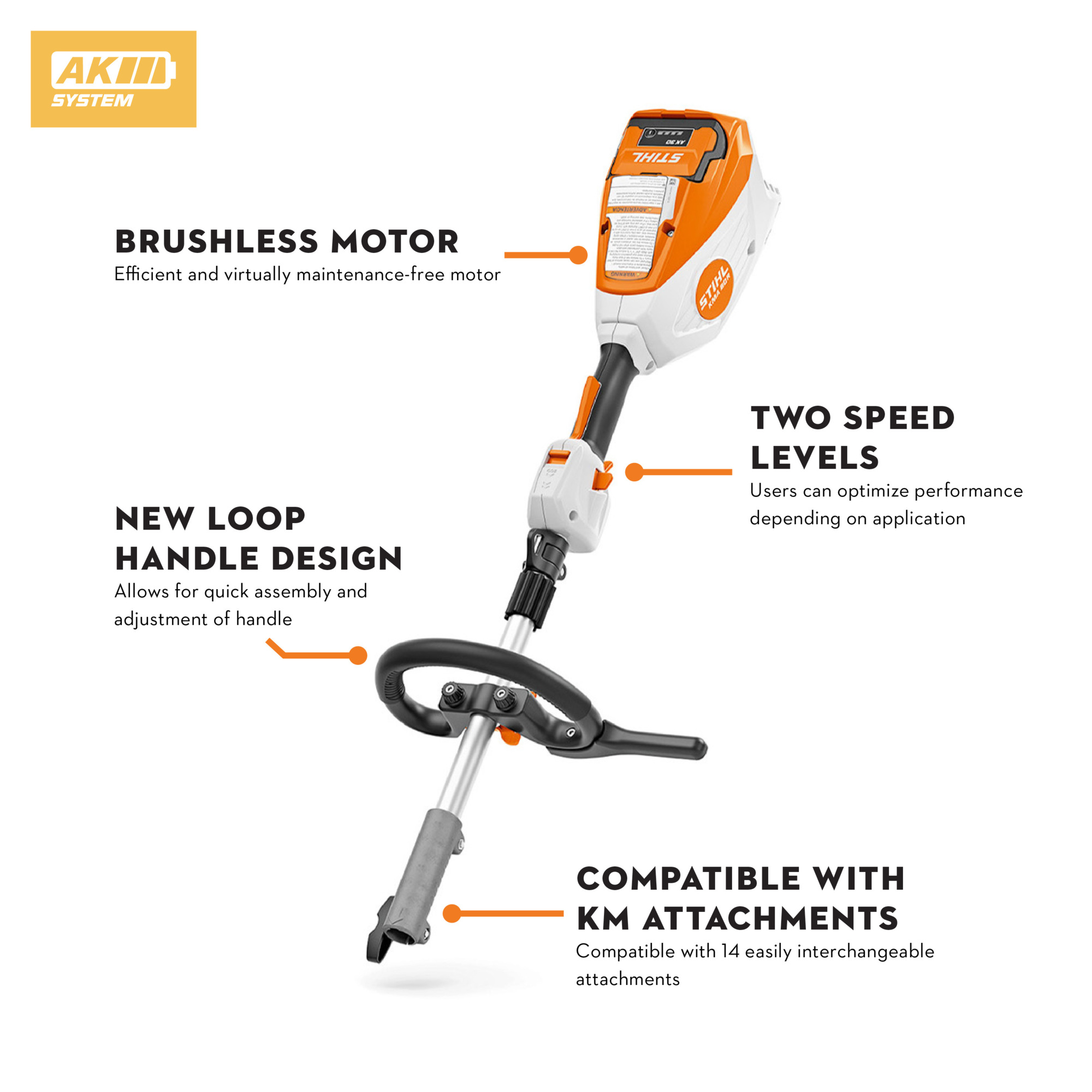Stihl, Homeowner Lithium-Ion KombiSystem, Model# KMA 80 R FS-KM | Northern Tool