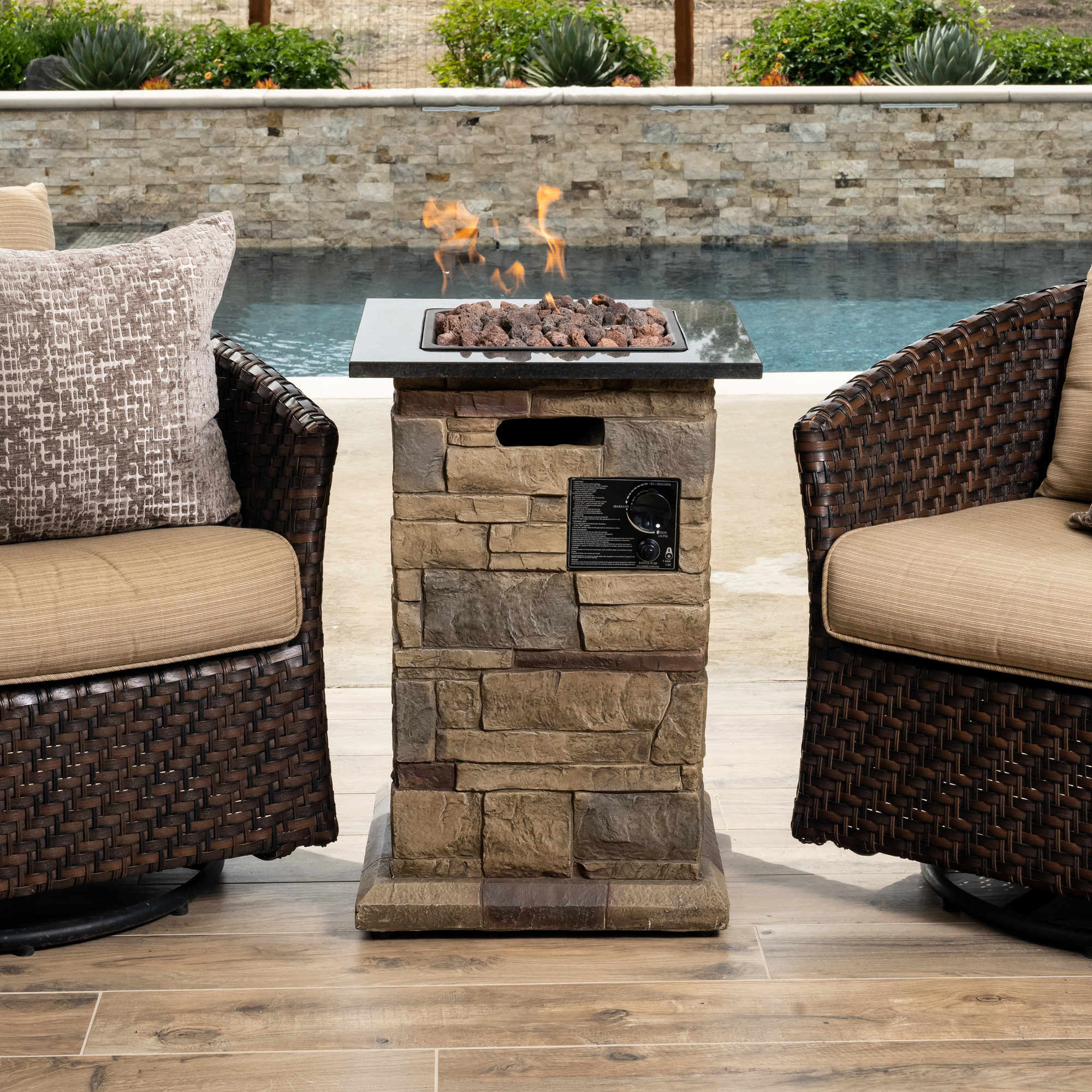 Bond, Morgan Hill Fire Column, Fuel Type Propane, Material Magnesium ...